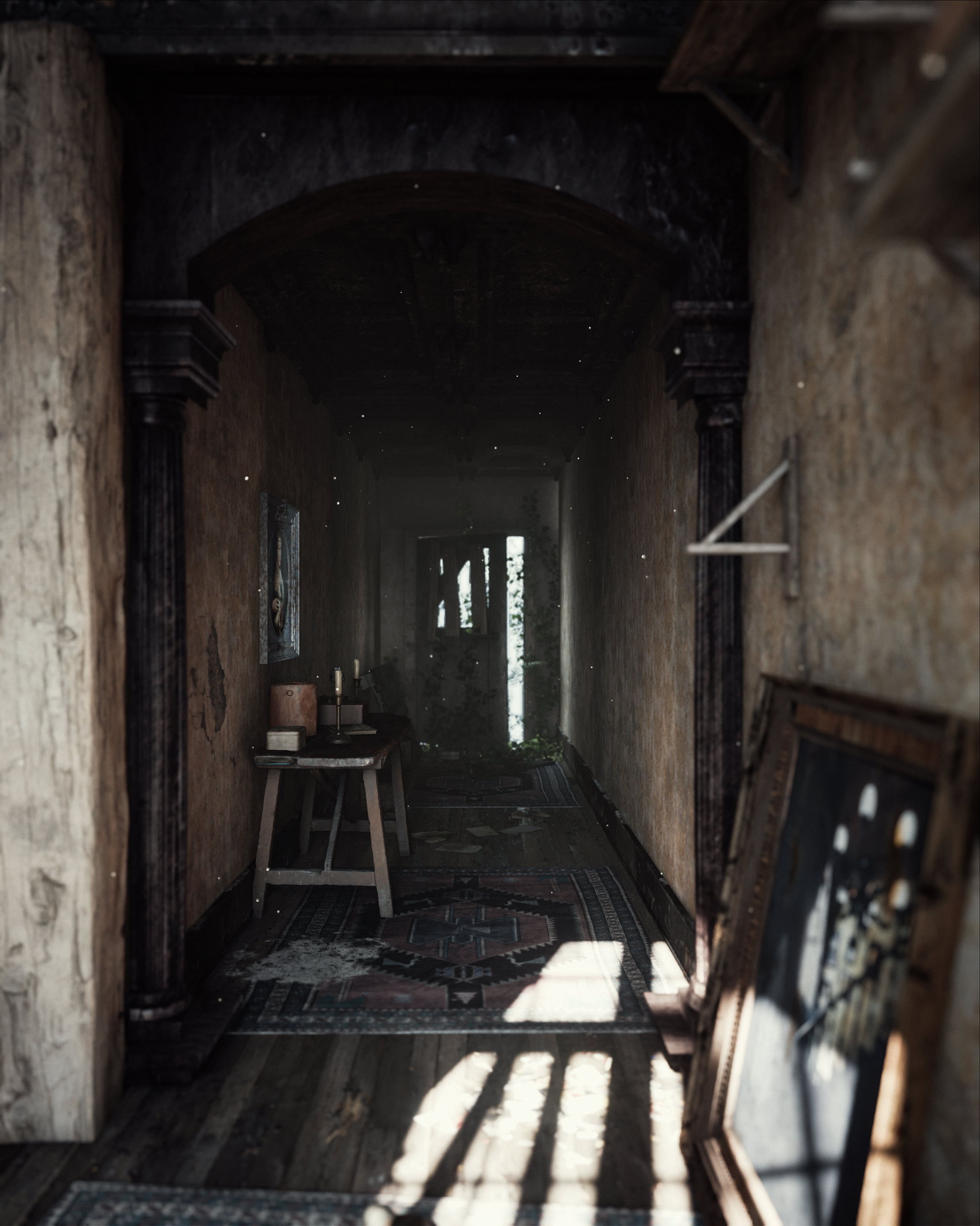Pasquale Scionti - Old abandoned mansion environment Unreal Engine 4.26 ...