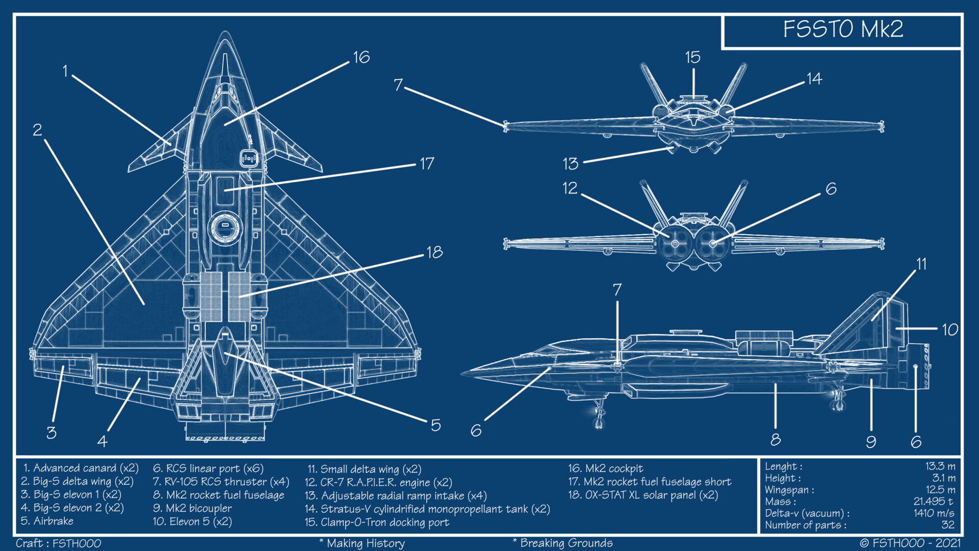 ArtStation - FSSTO Mk2 - KSP blueprint