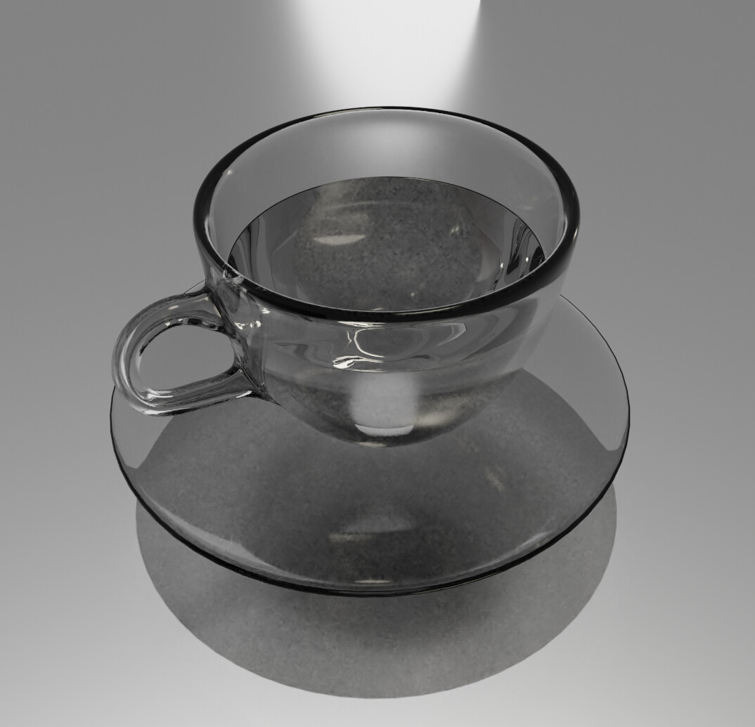 ArtStation - CUP AND PLATE