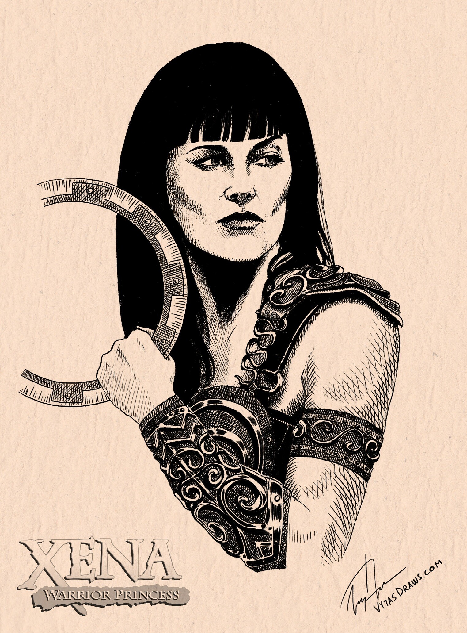 ArtStation - Xena, Warrior Princess