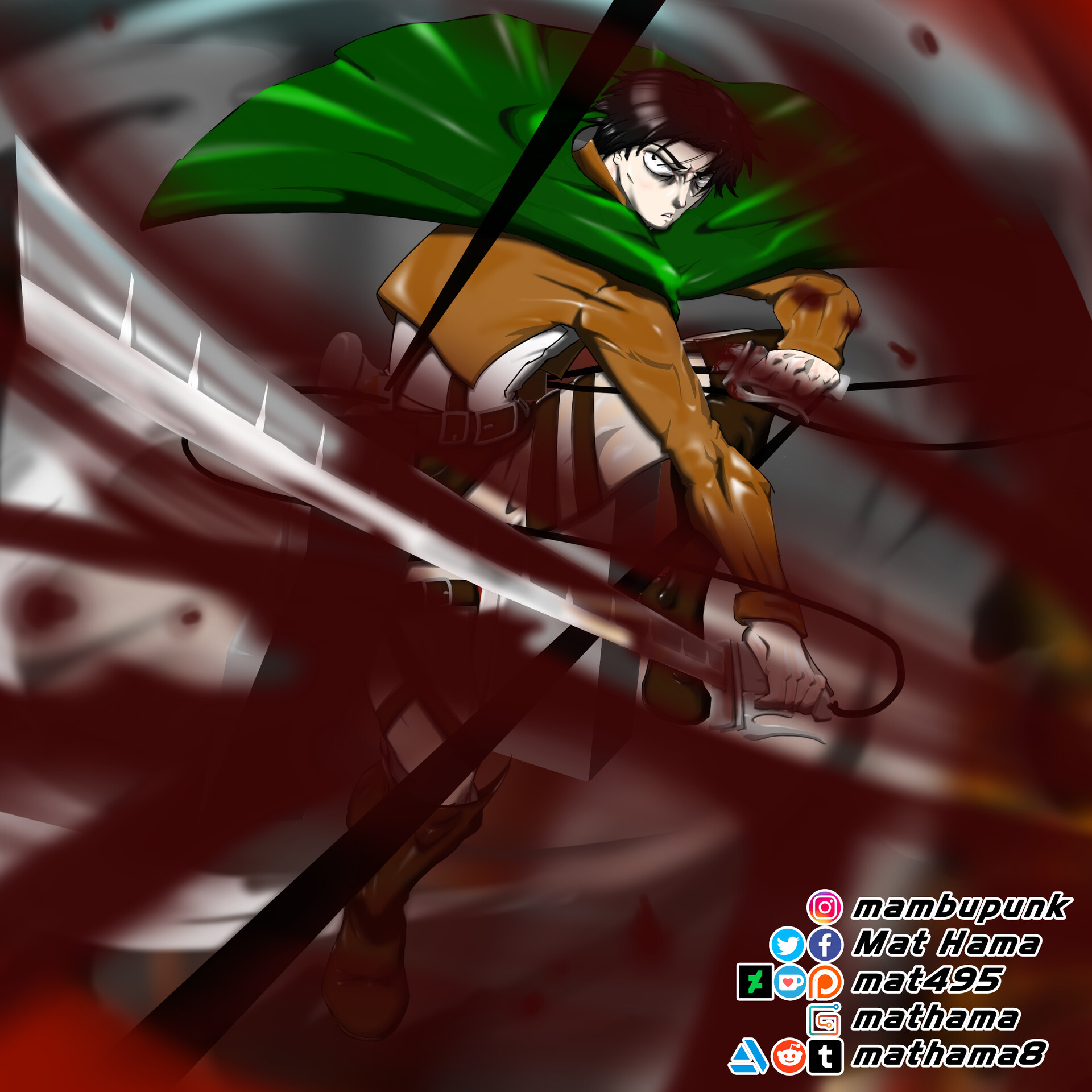 ArtStation - Levi Ackerman