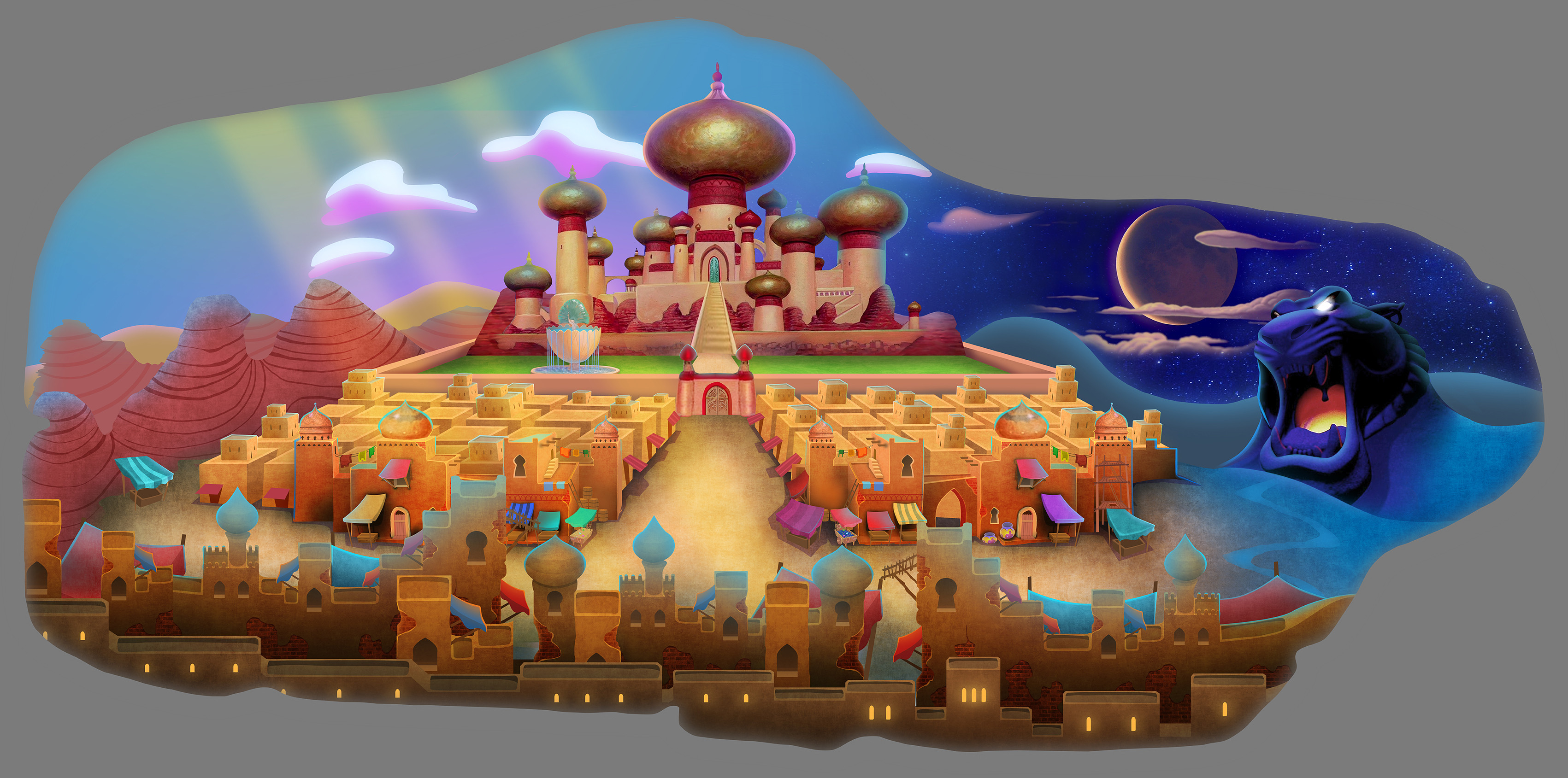 Disney Concept Art Aladdin