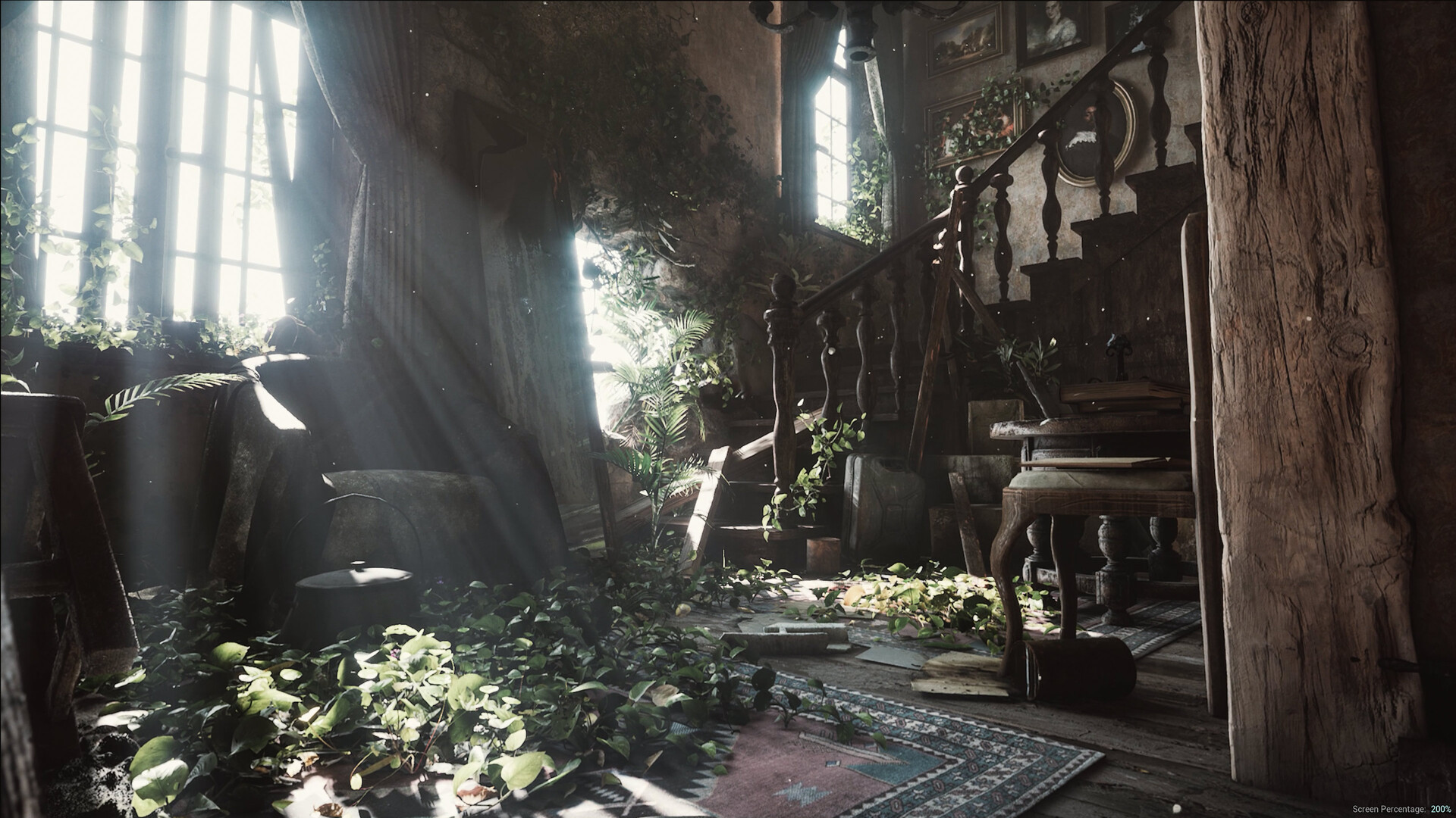 Pasquale Scionti - Old abandoned mansion environment Unreal Engine 4.26 ...