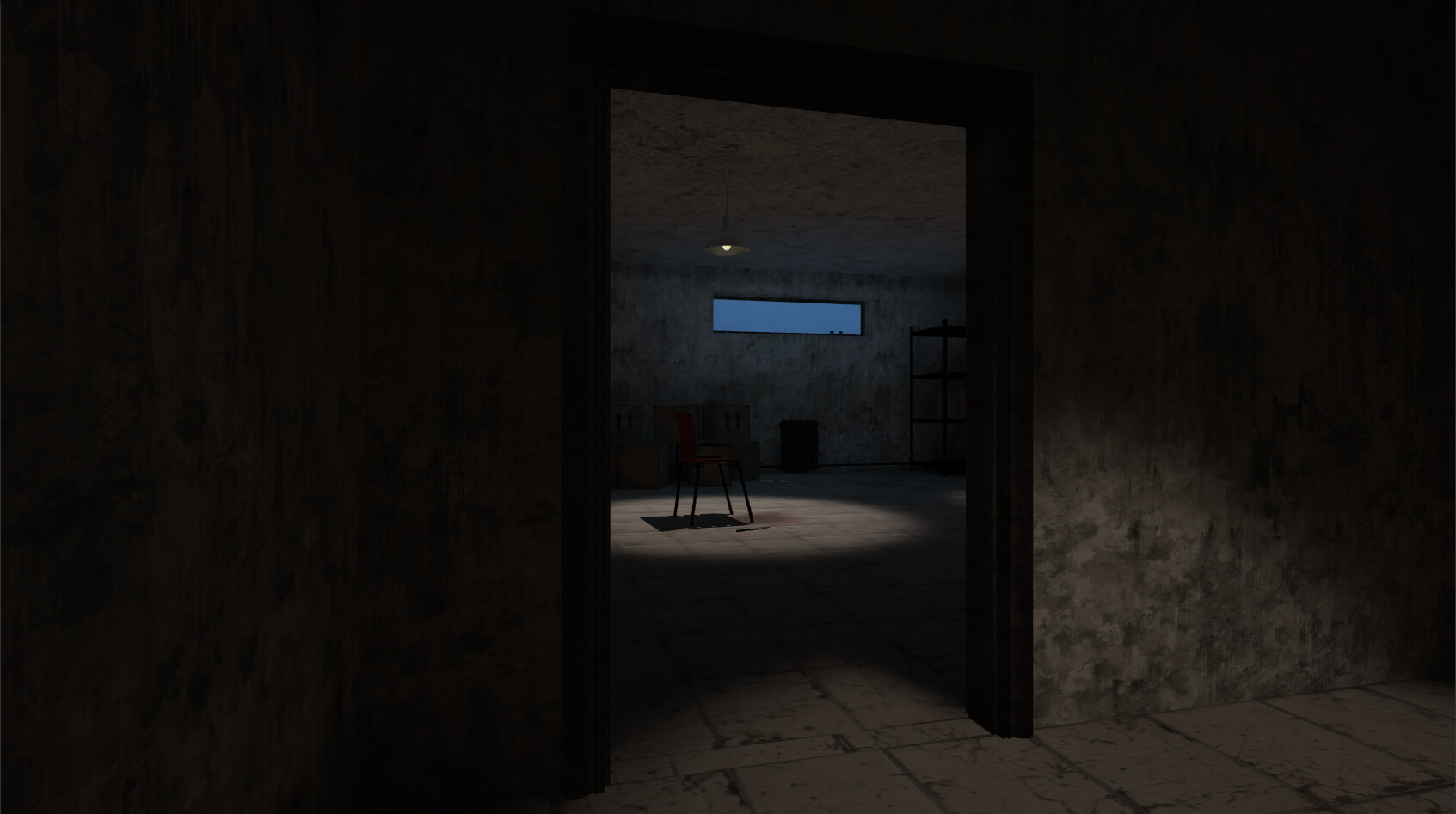ArtStation - Painted interrogation room - Study