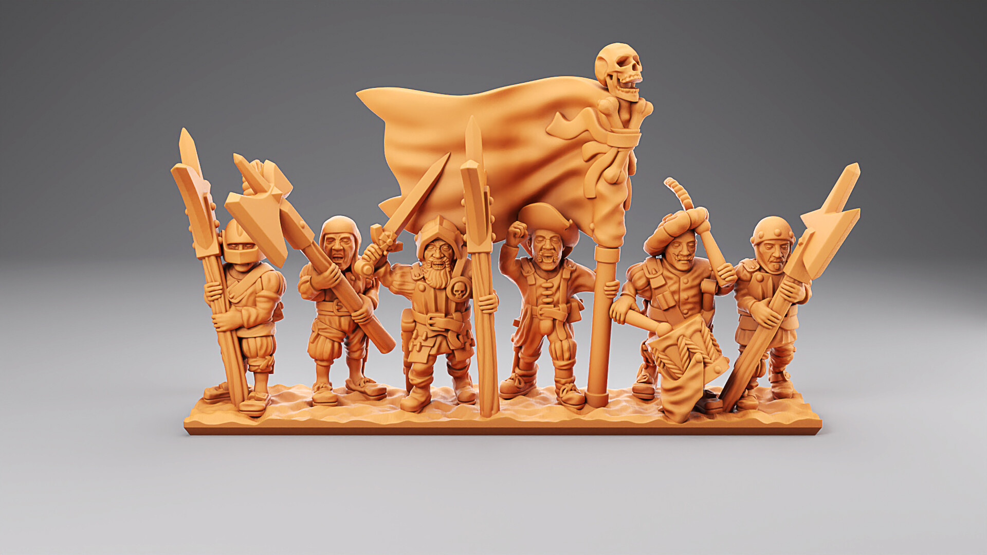 ArtStation - Halberdiers of the empire banneret