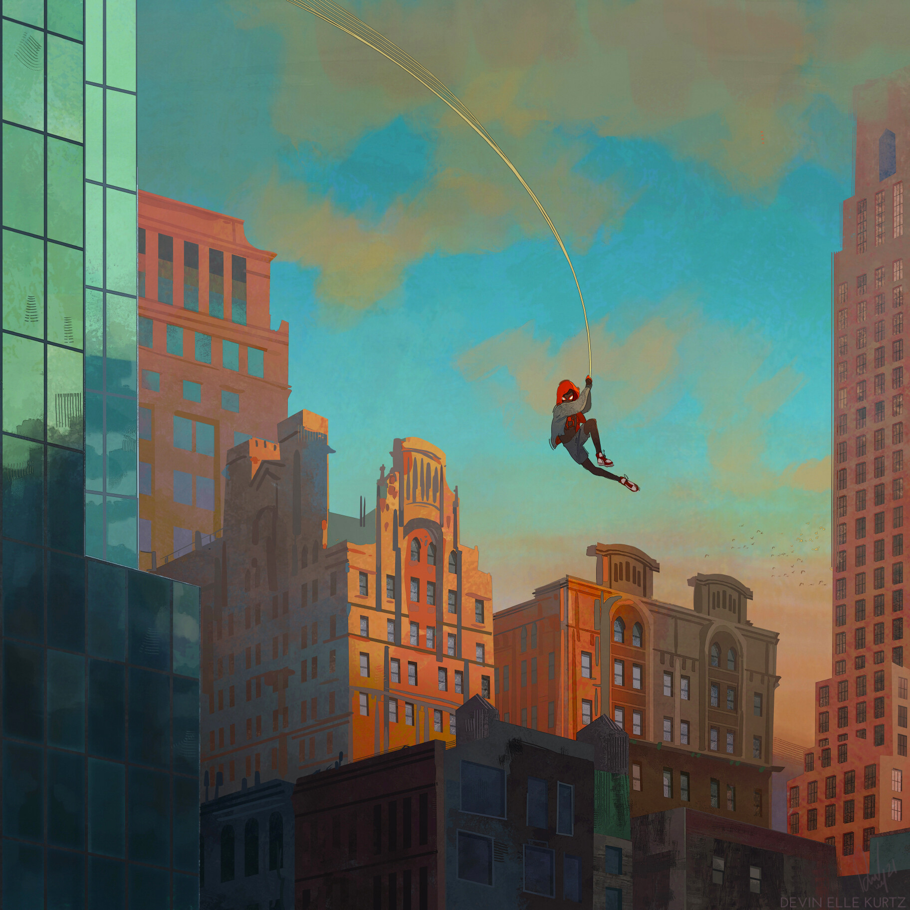 Devin Elle Kurtz - Swinging Through Golden Hour