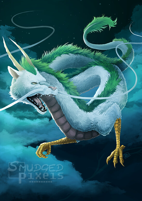ArtStation - Haku - Spirited Away