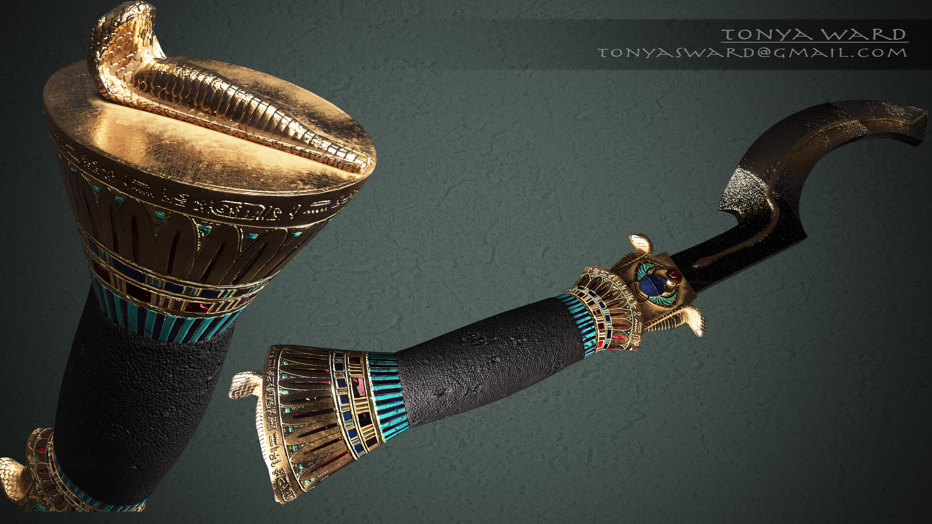 Tonya Ward - Ancient Egyptian Ceremonial Khopesh
