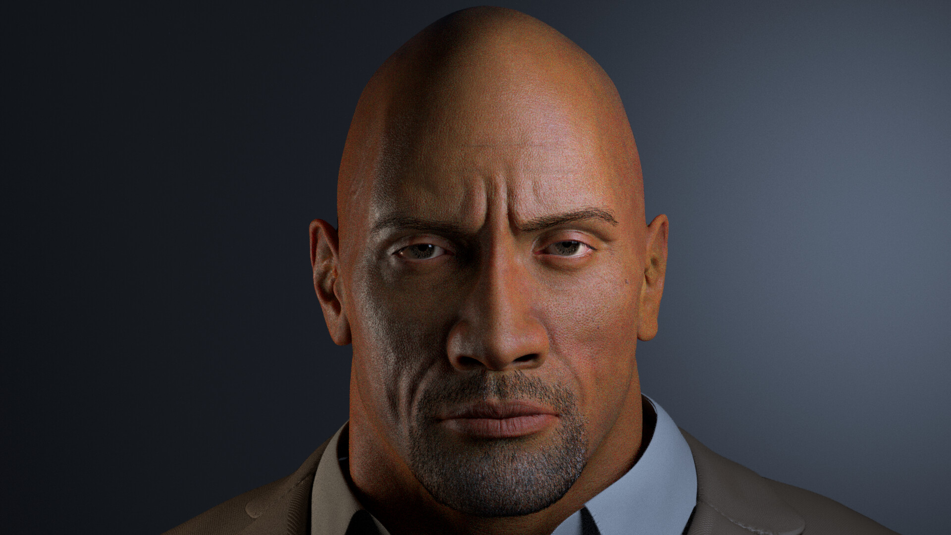 ArtStation - Dwayne Johnson | Assignment