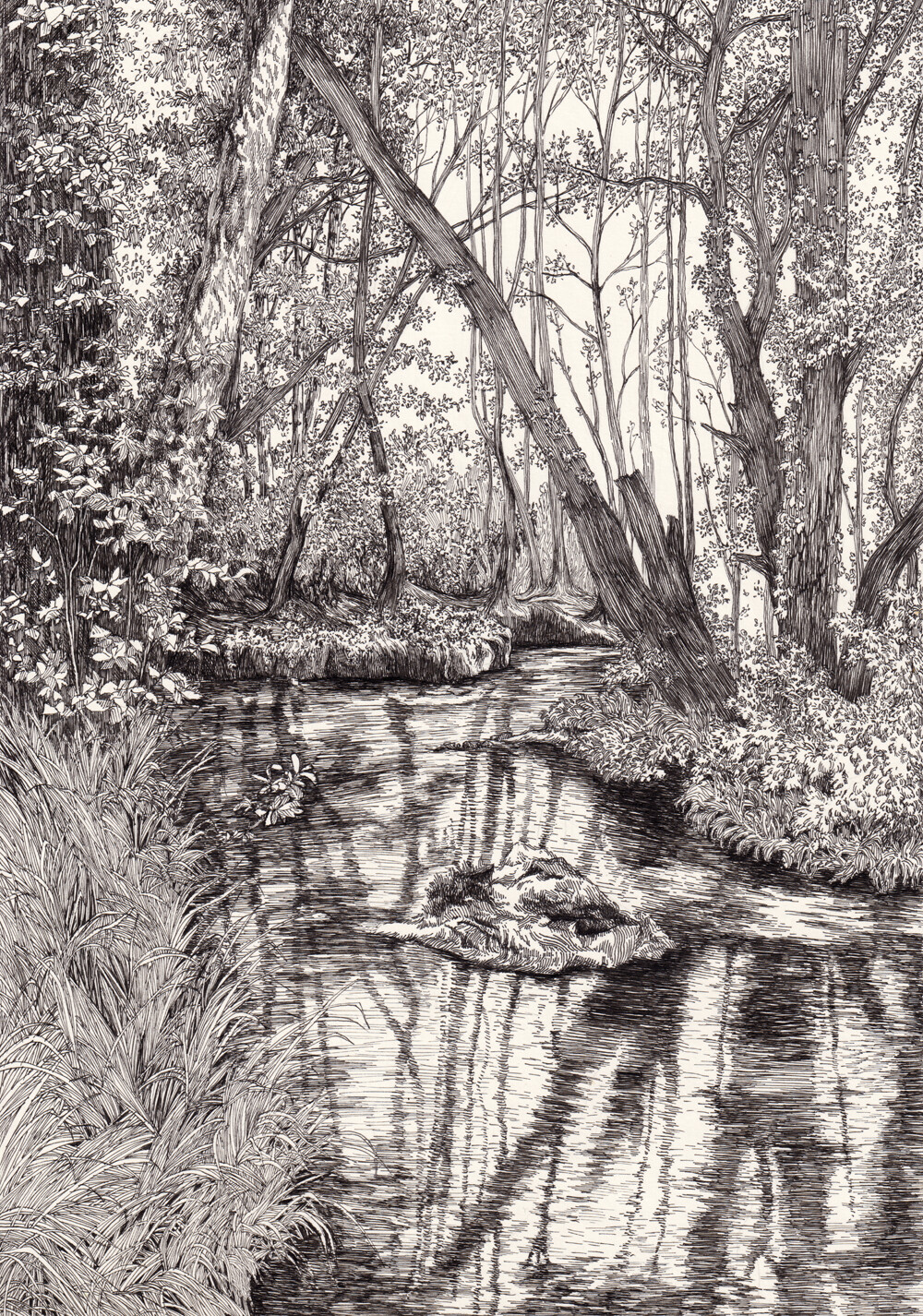 ArtStation - Forest landscape. Book illustration