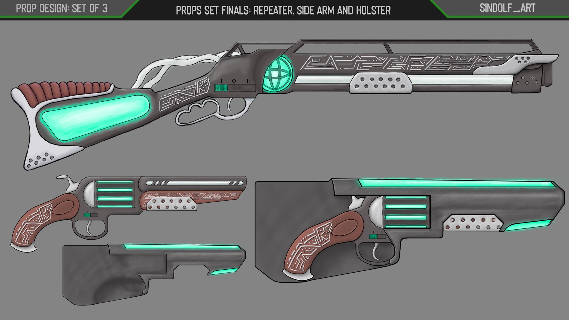 ArtStation - Space Western Props