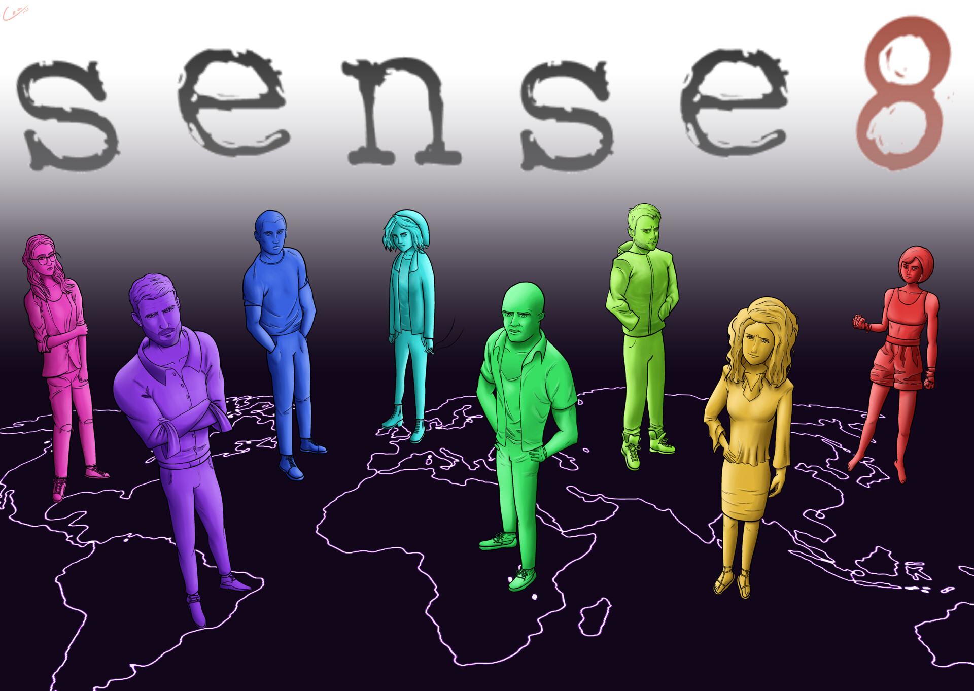 ArtStation - Sense 8 - Fanart