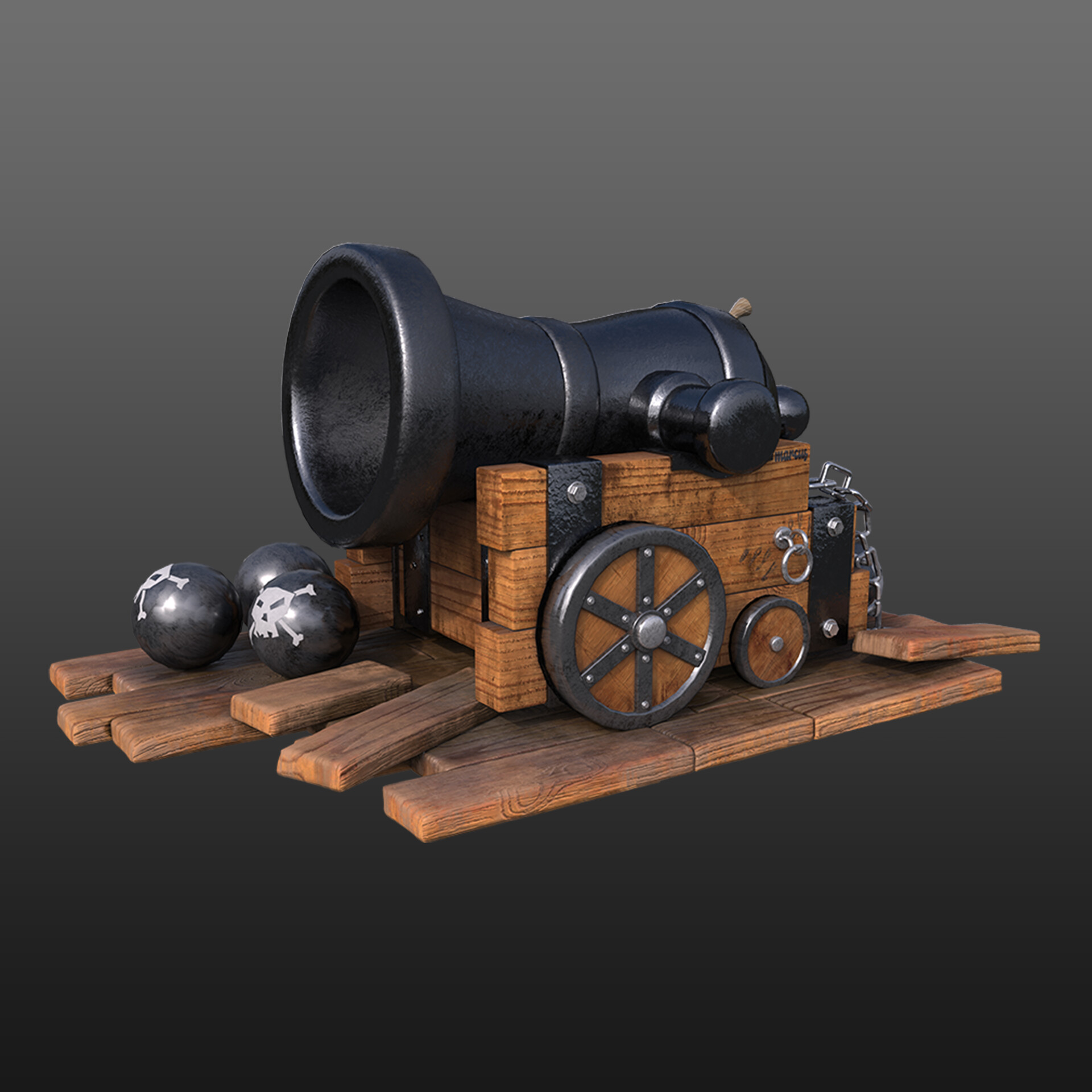 ArtStation - Stylized Cannon