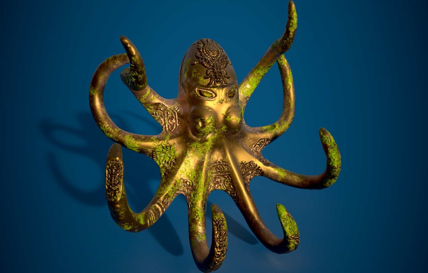 ArtStation - Global Game jam Alien Octopus model