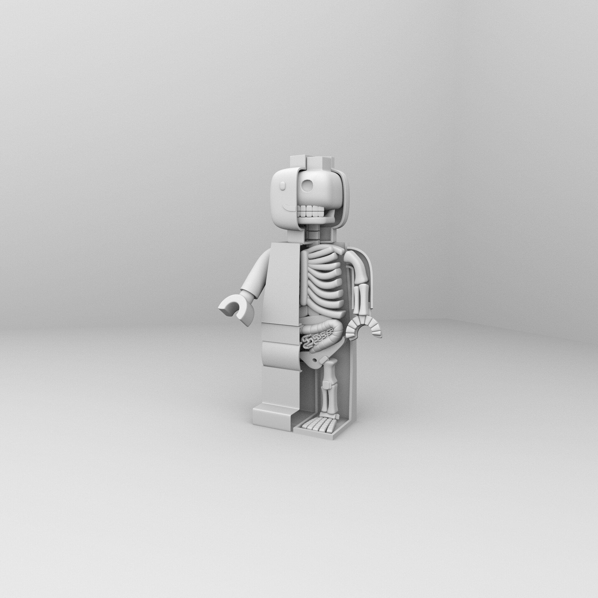 ArtStation - Lego Skull