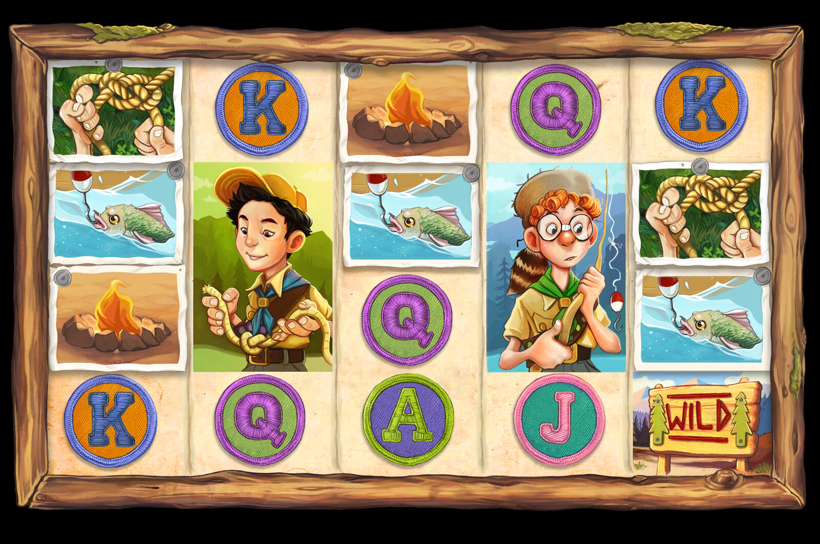 ArtStation - "Campfire Coins" - Slots design