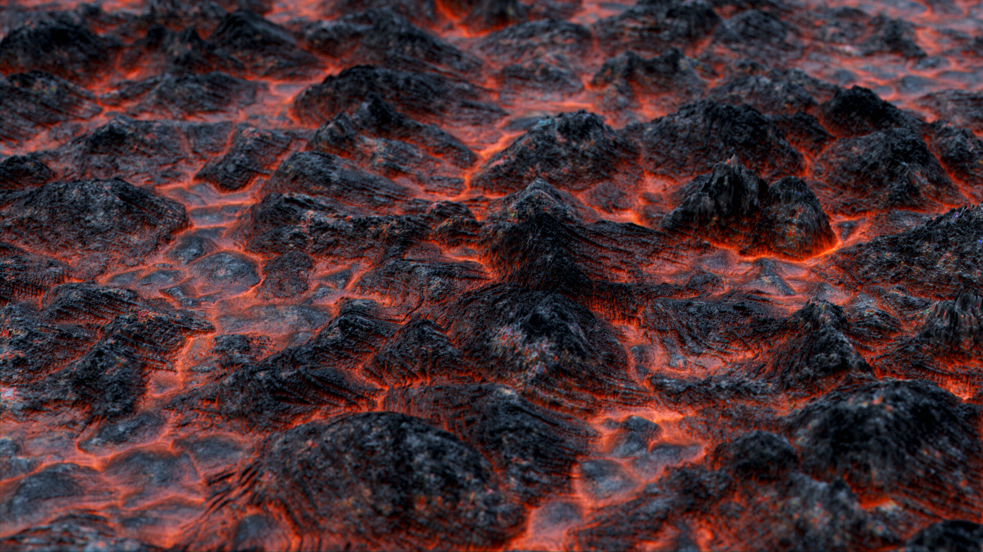 ArtStation - Lava Material made in Substance Designer