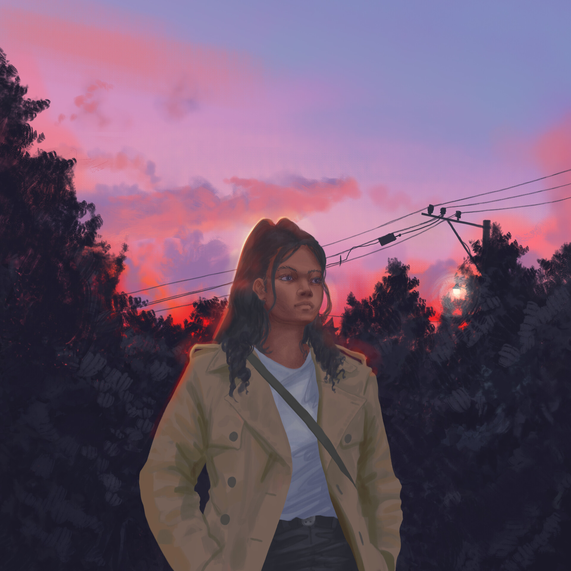 ArtStation - Red Sunset.