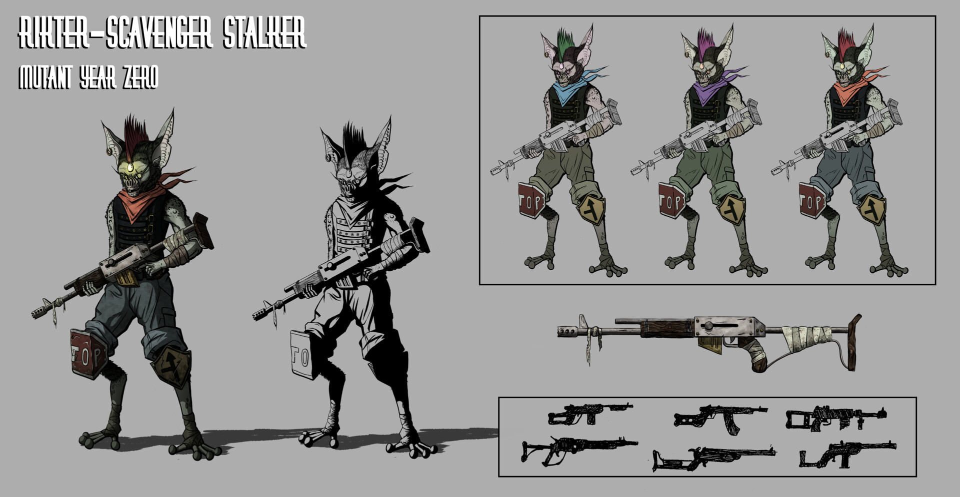 Prashi Mawalagedara - Rikter - Mutant Year Zero Character Concept