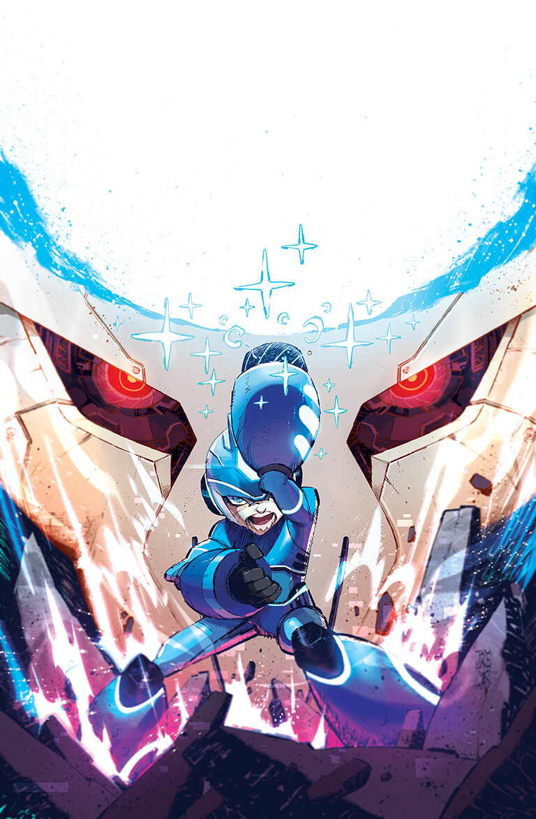 ArtStation - Mega Man cover - colors
