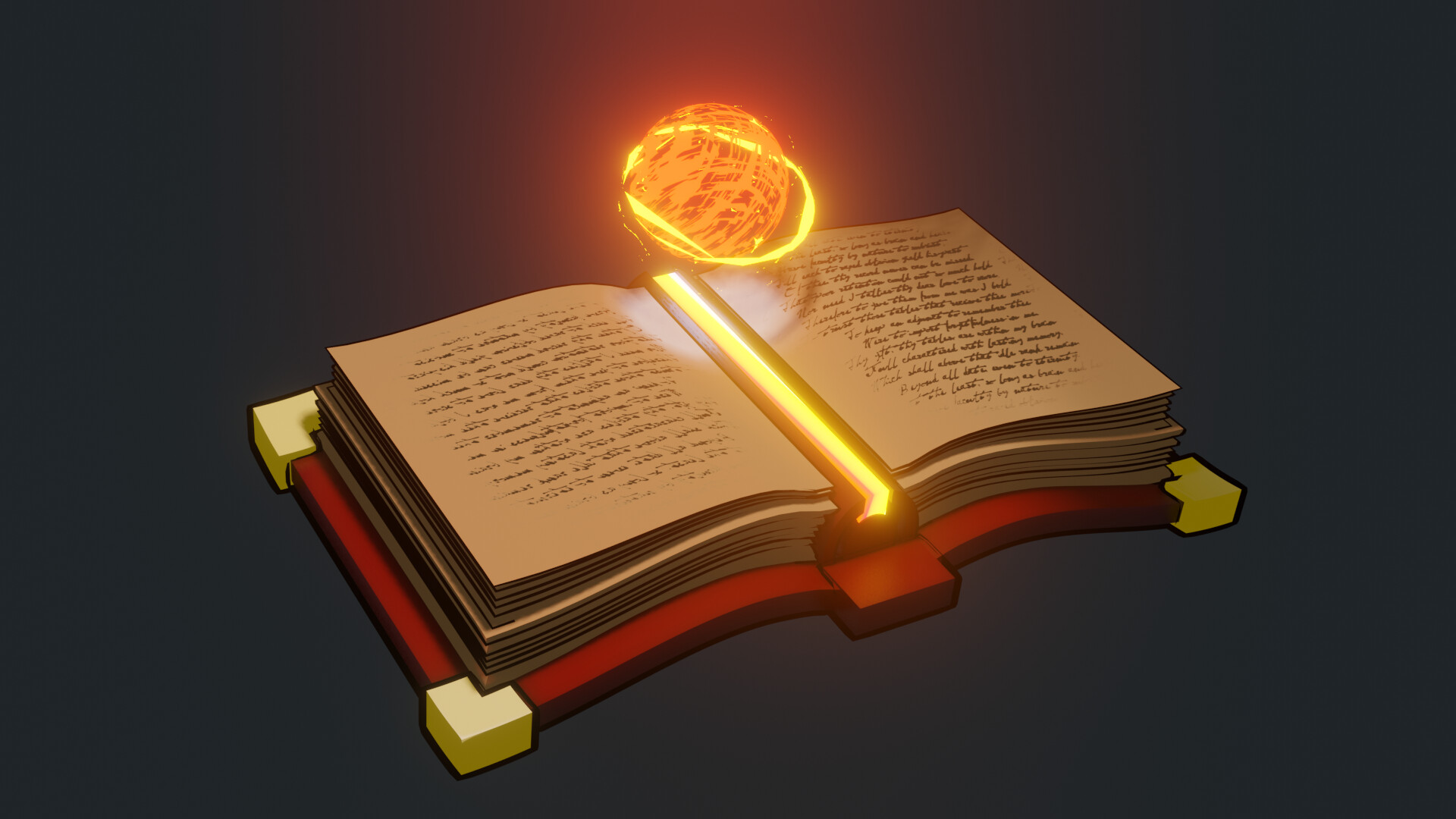 ArtStation - Simple magic book
