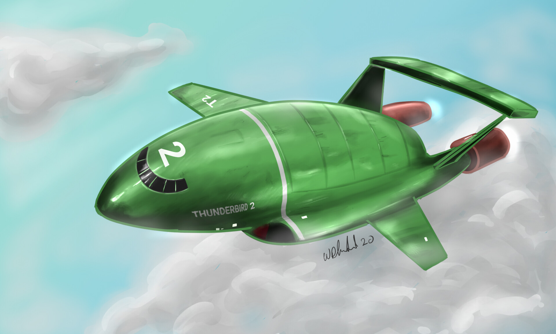 thunderbird 2 drawing