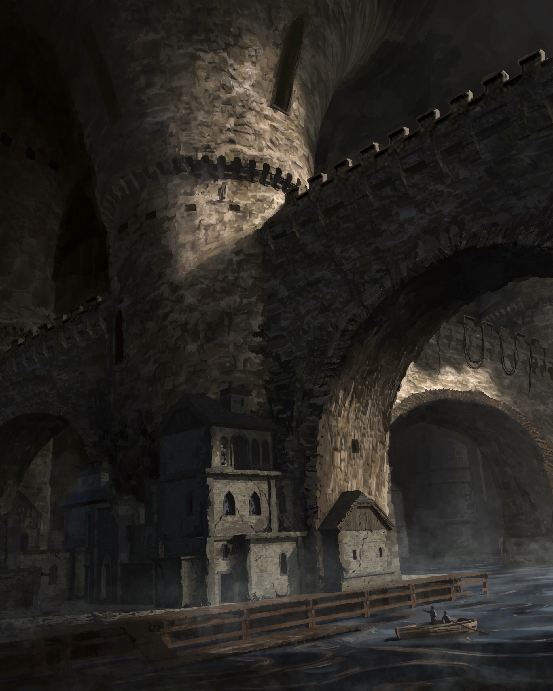 ArtStation - Underground Fort