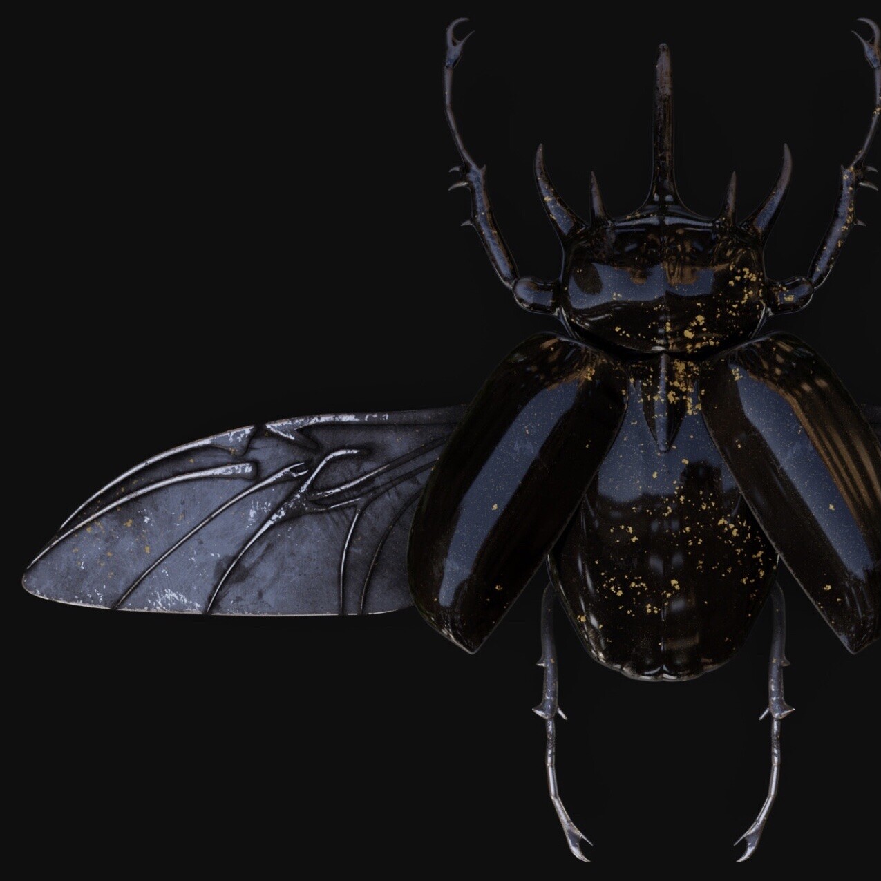 ArtStation - 3d insect jewellery