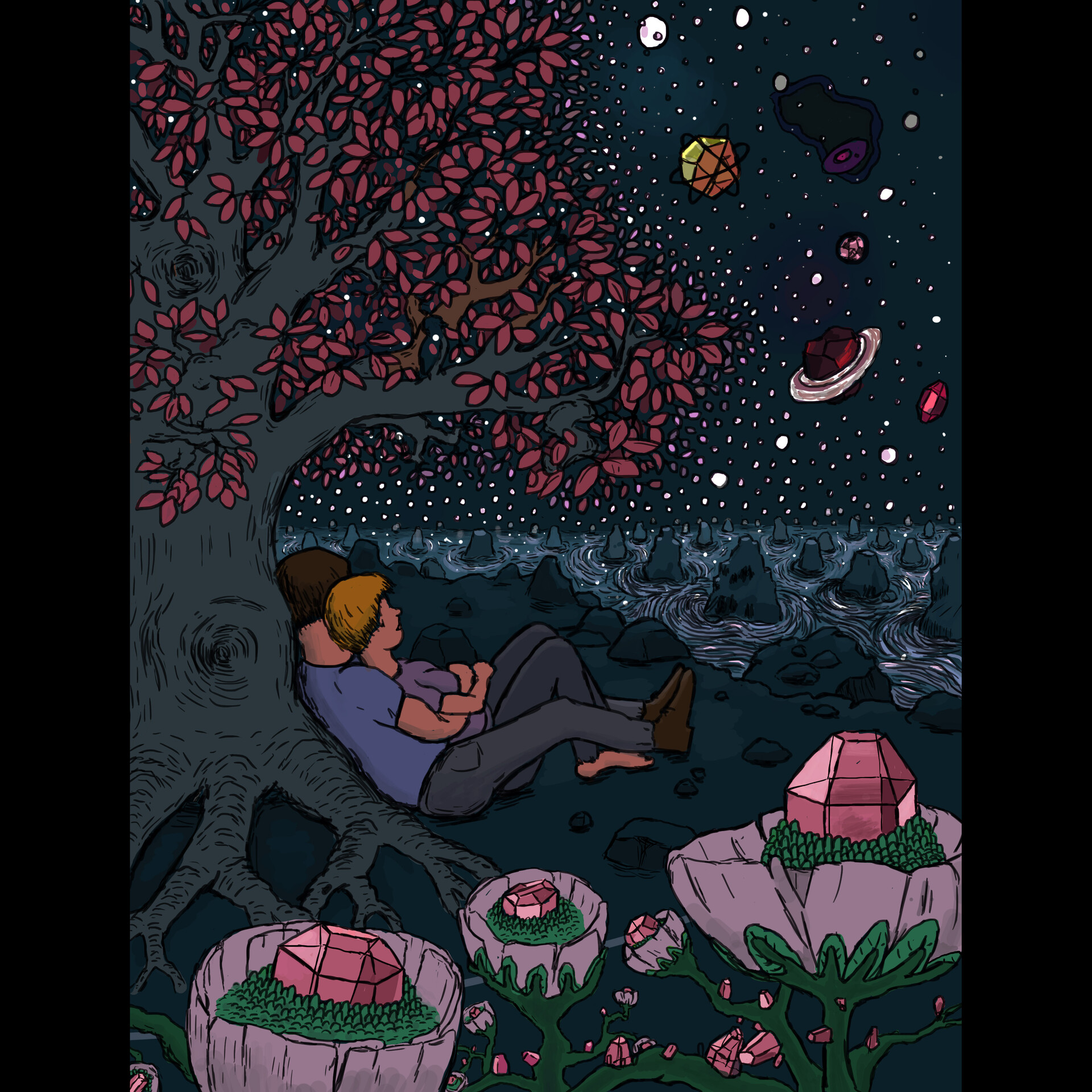 ArtStation - Chilling at the edge of space