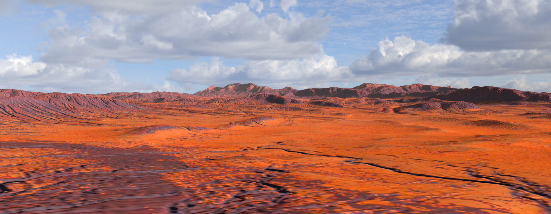 ArtStation - Sketch Desert Alien Terrain Render