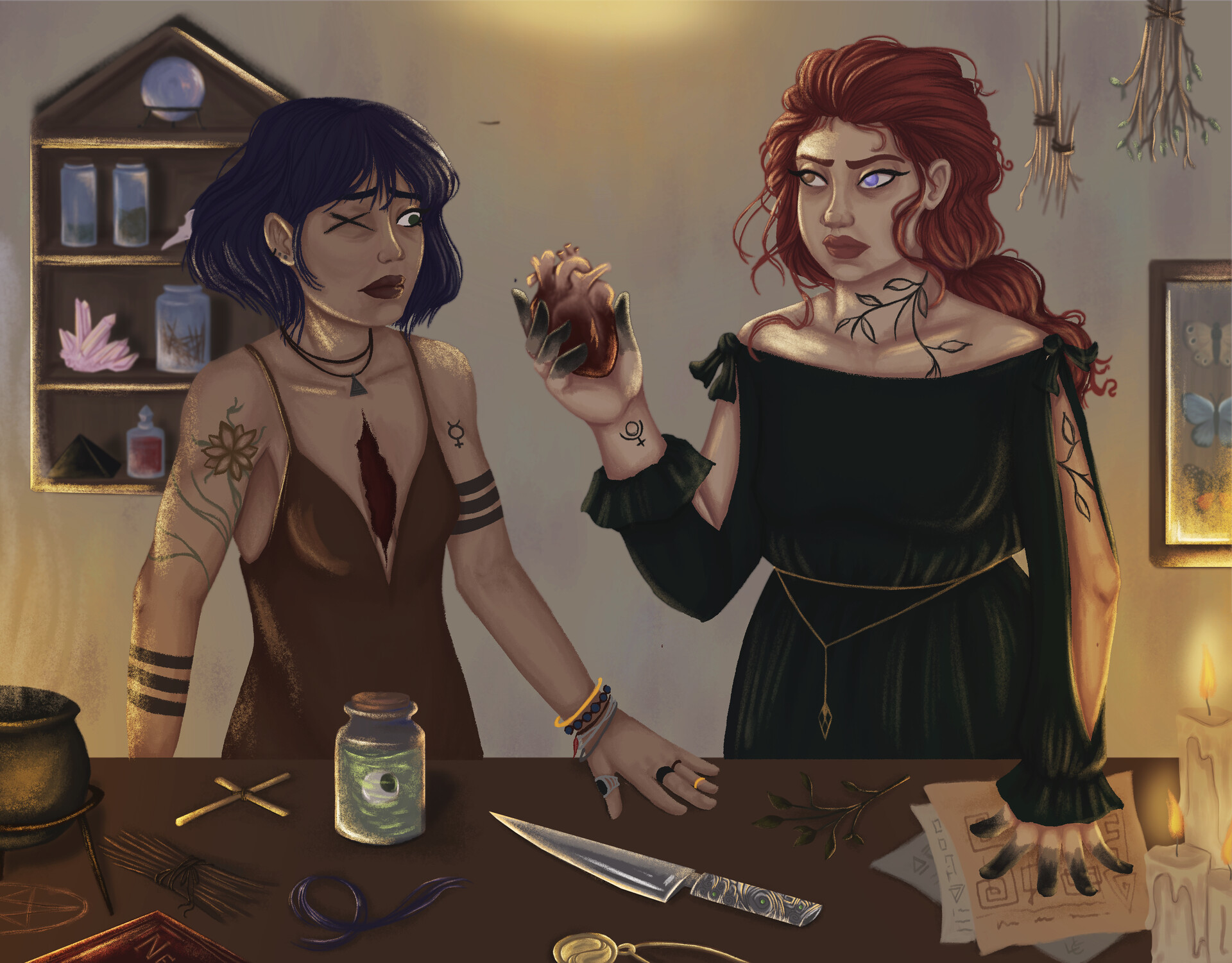 ArtStation - Girl with one Eye