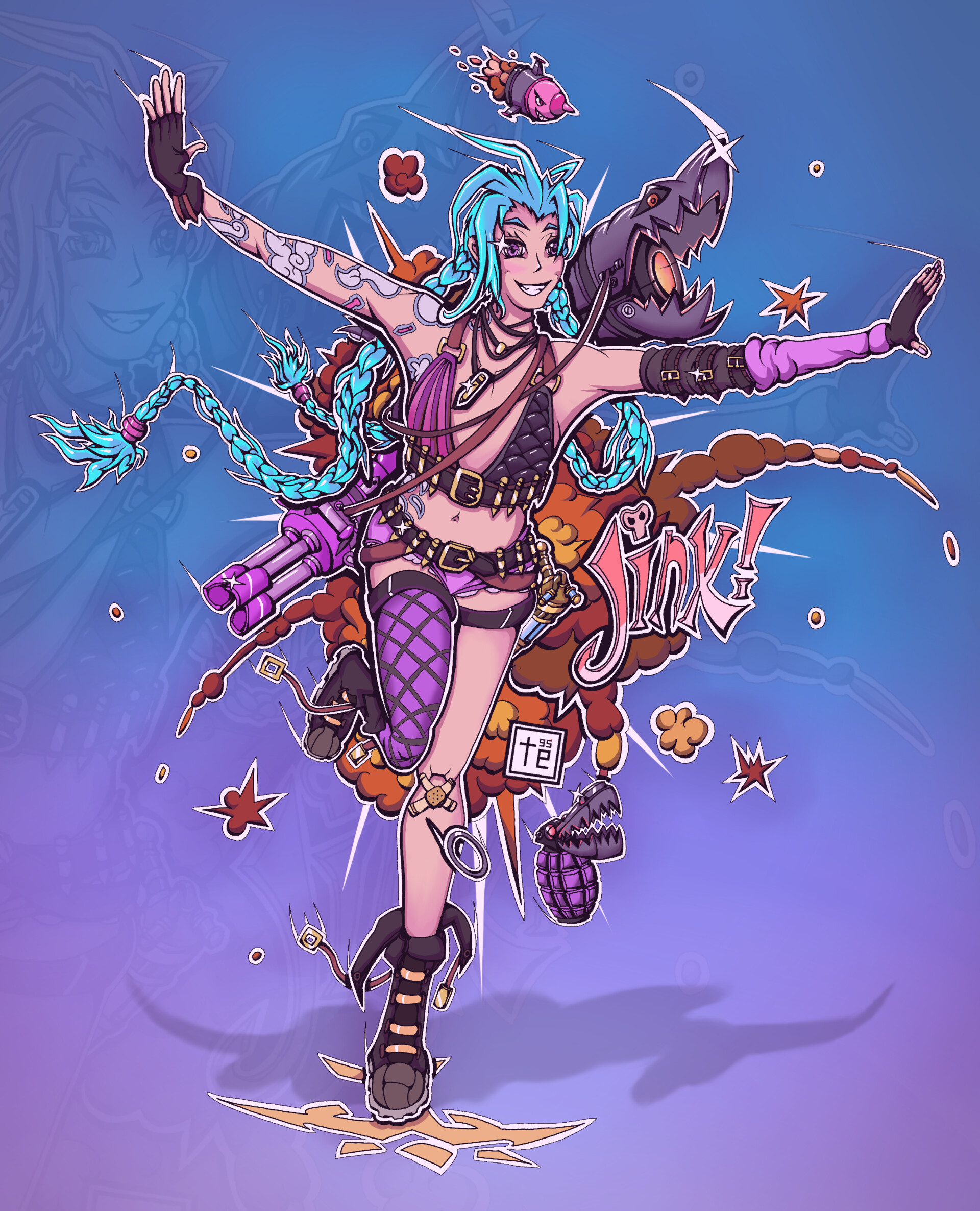 Jinx Lol Fanart