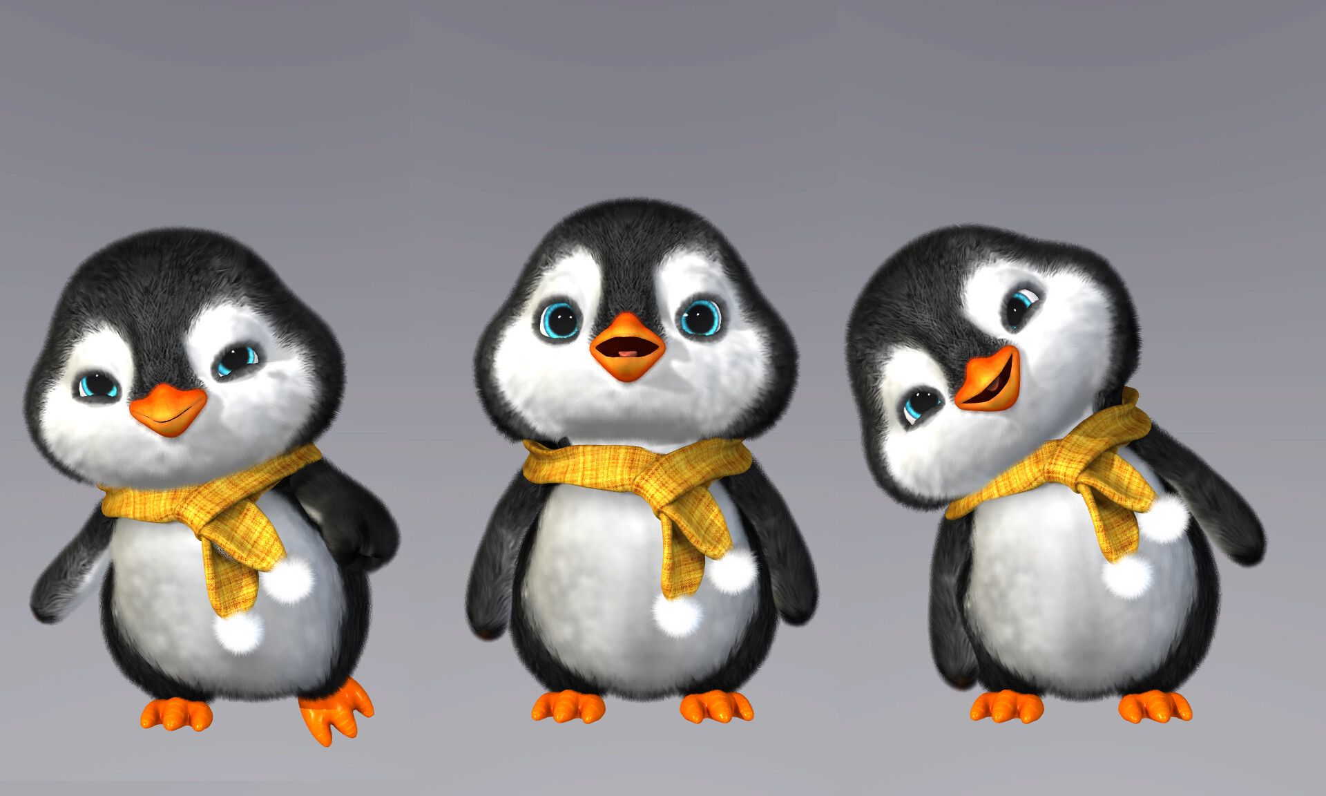 ArtStation - Fluffy Penguin