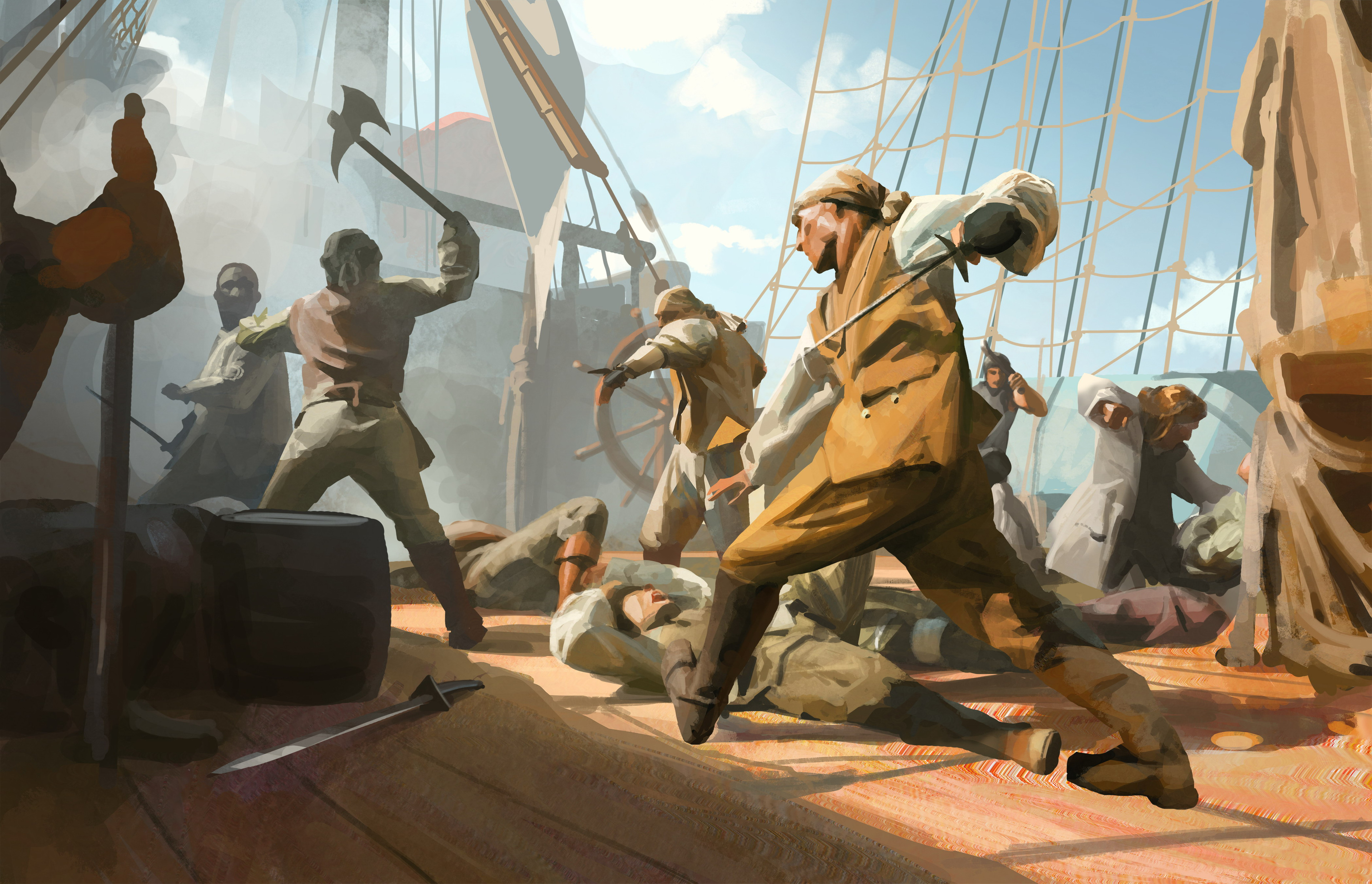 Blood Elf and Pepe by Yulong Zhang : ImaginaryPirates