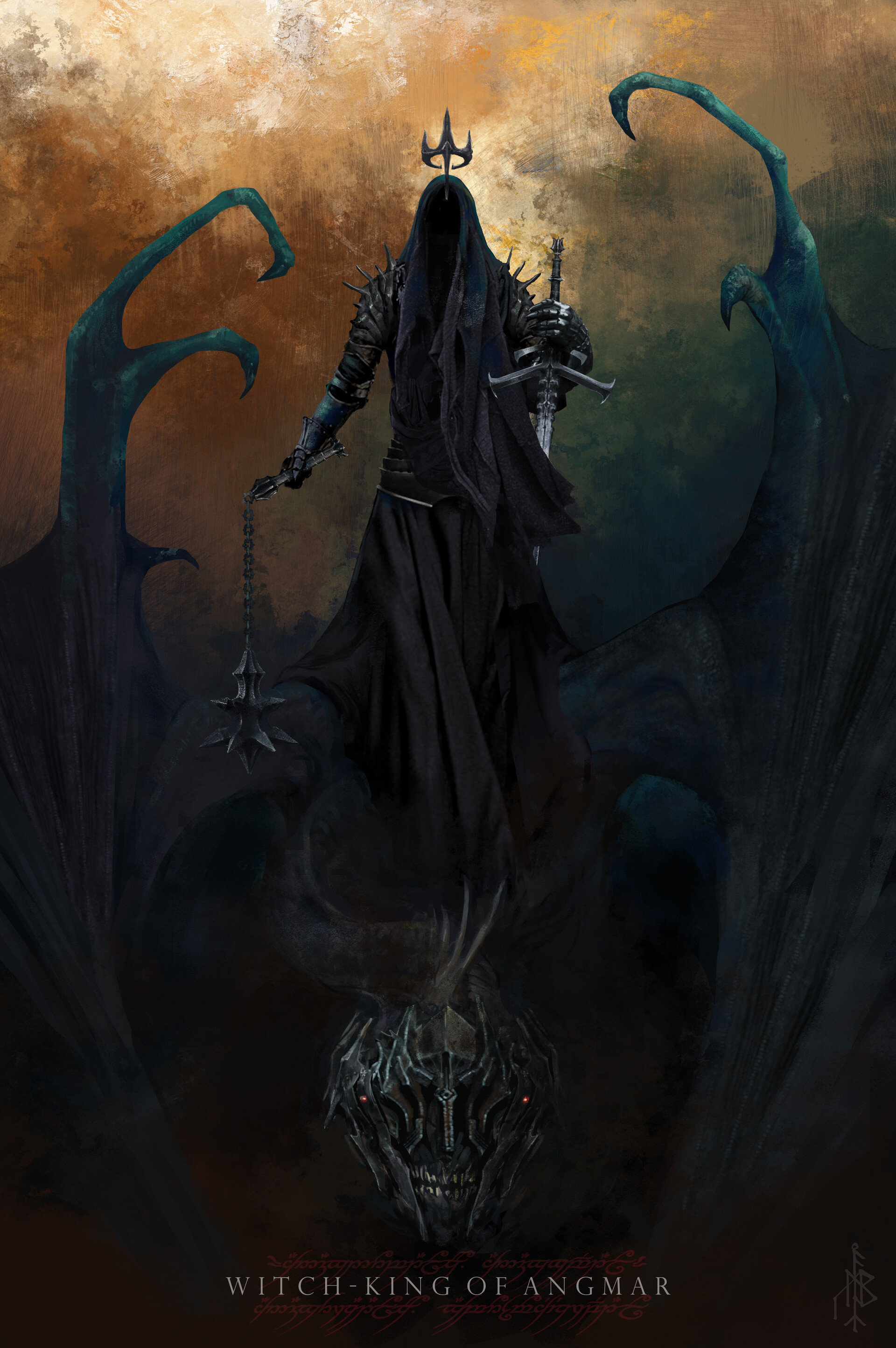 ArtStation - Witch-King of Angmar