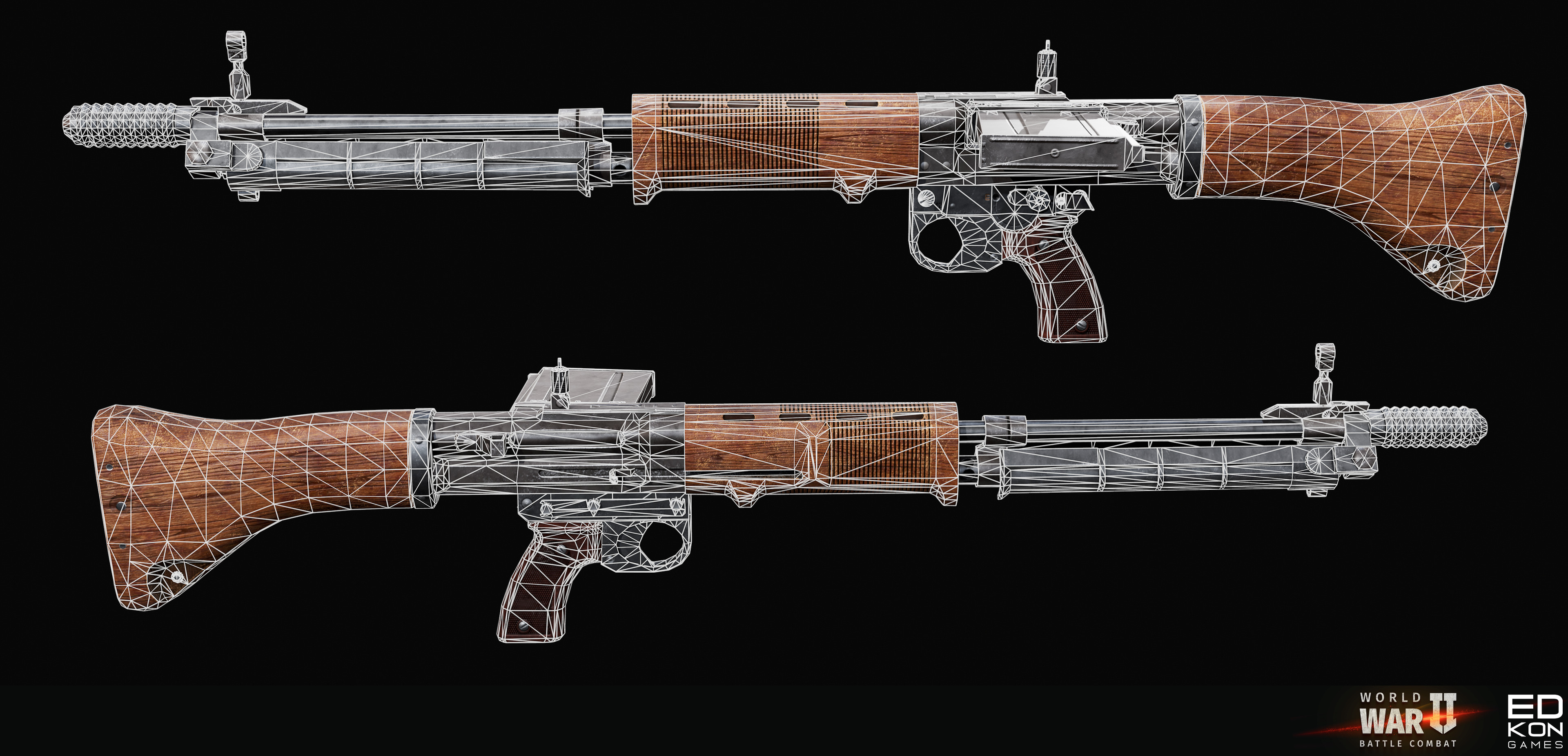 3D Artist - FG 42 Rifle