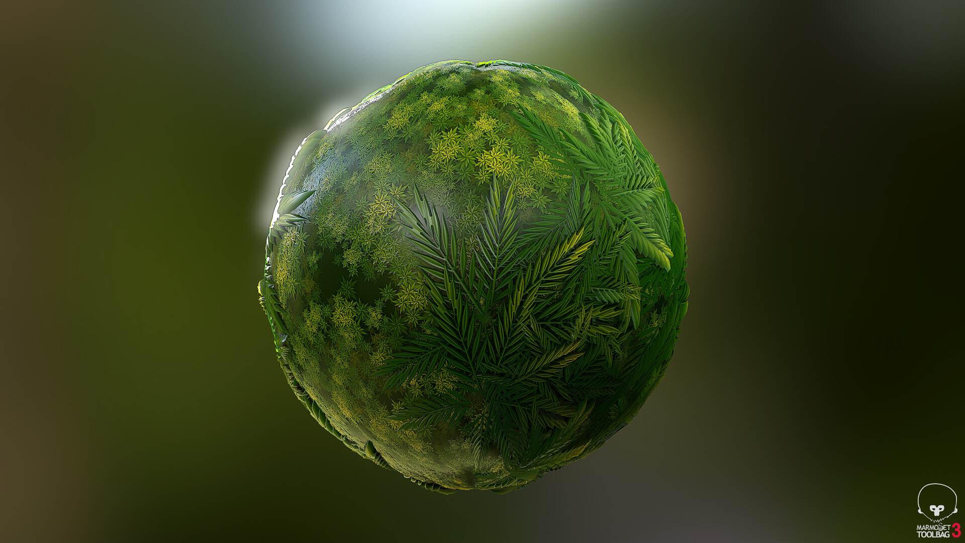 Jake Benjamin De La Terre - Stylised Tropical Material - Variation #1