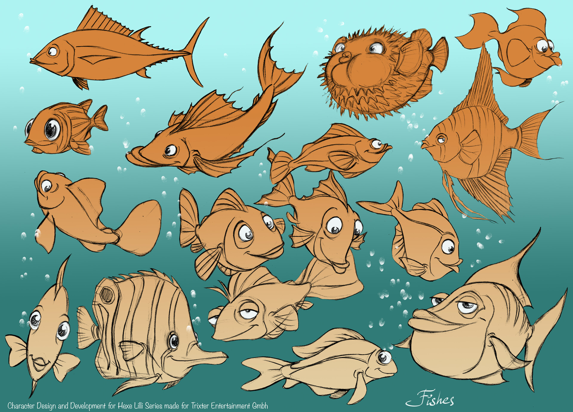 ArtStation - Fishes