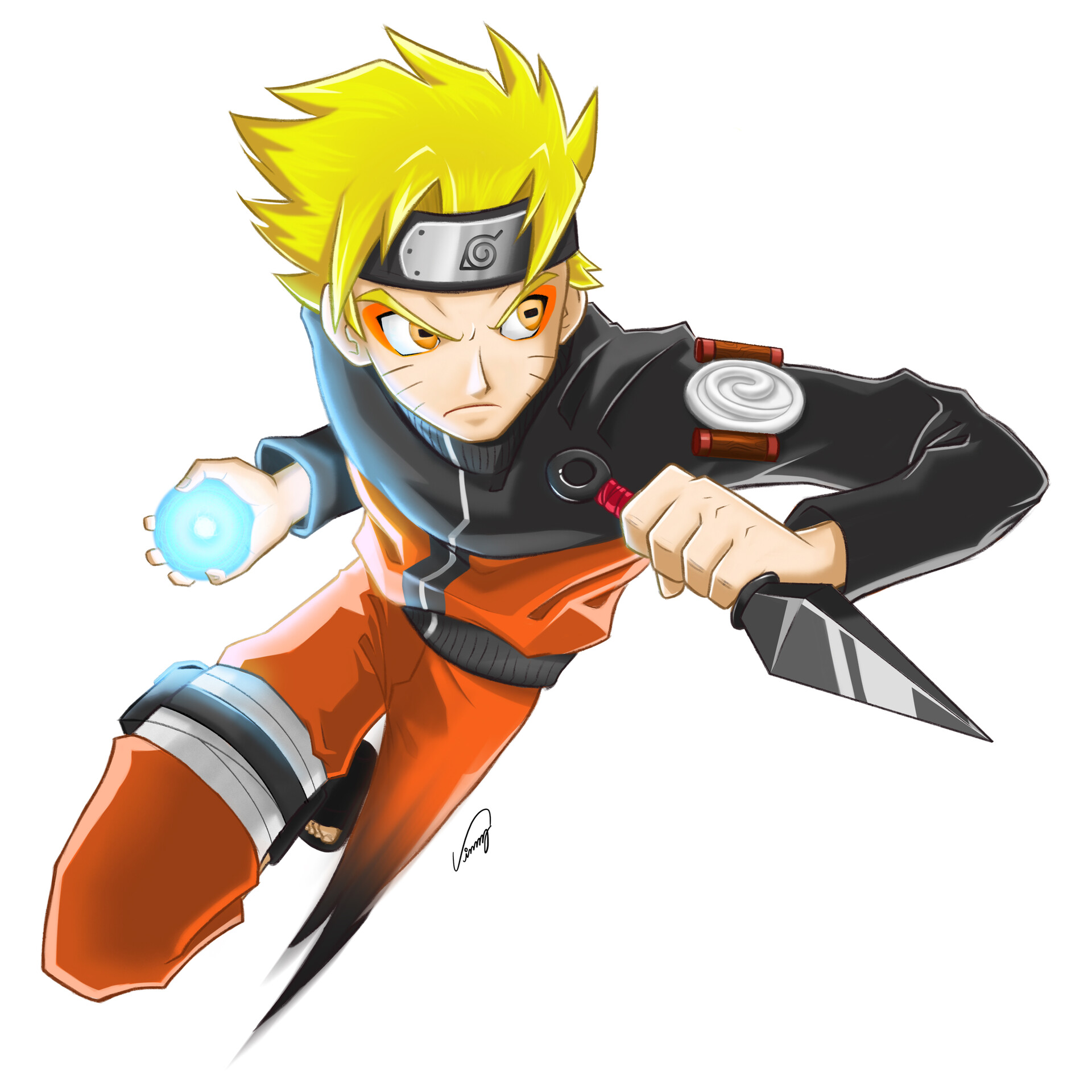 Naruto Sage Render