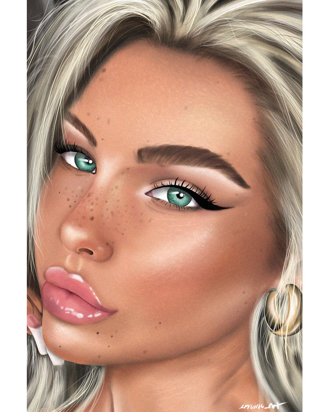 ArtStation - Hyper realistic girl