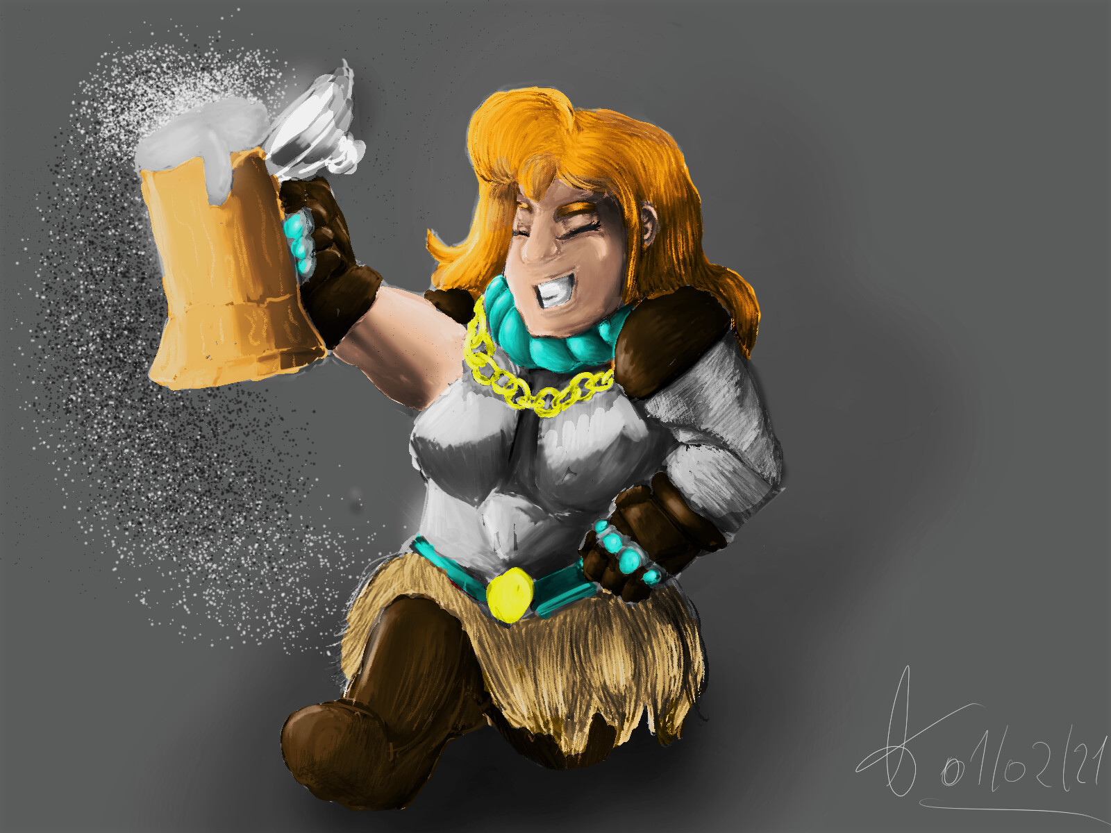 ArtStation - Dwarf Lady