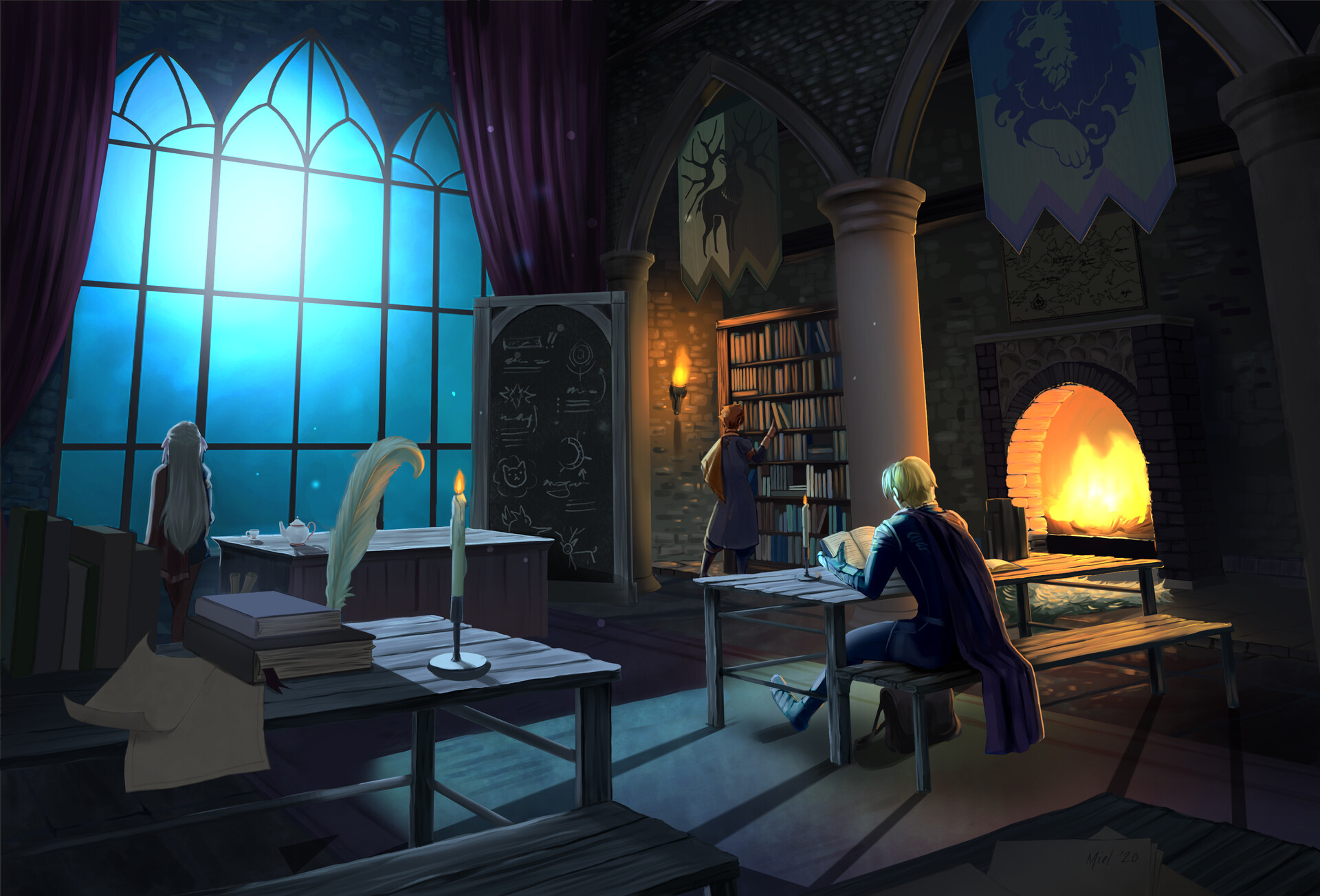 Garreg Mach Classroom by Miel Strom : r/ImaginaryInteriors