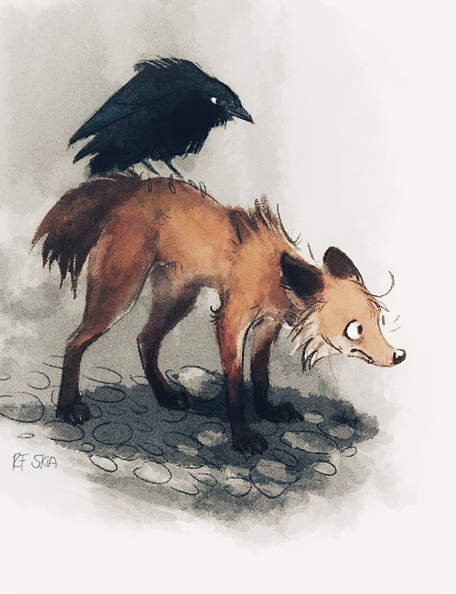 ArtStation - Gallows Fox and Gallows Bird