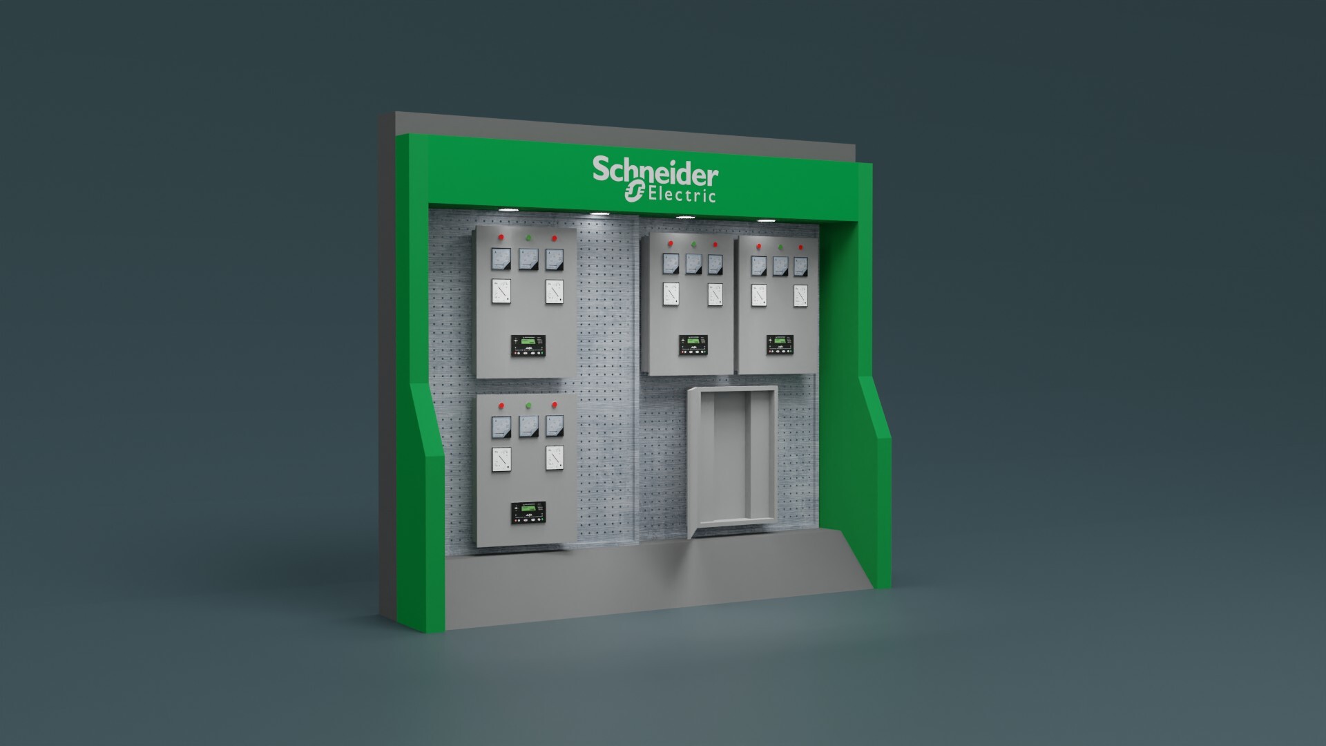 ArtStation - Schneider Electric floor display