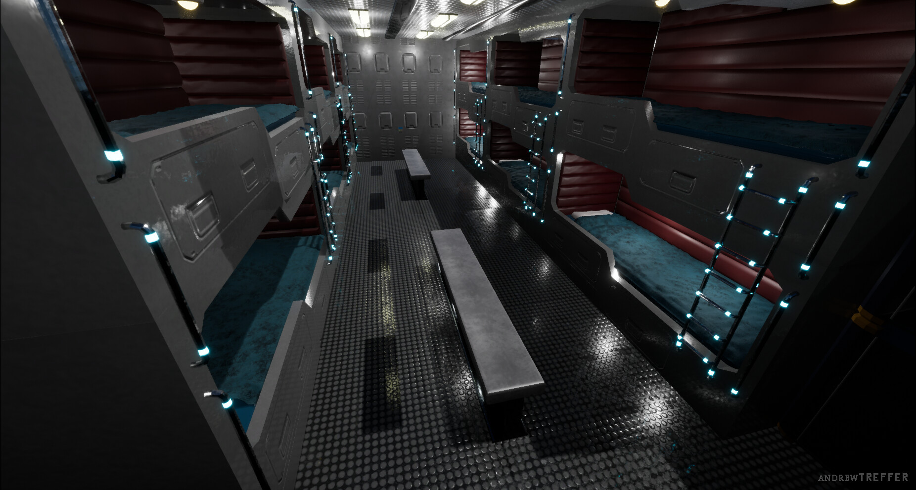 ArtStation - SciFi Barracks For Game