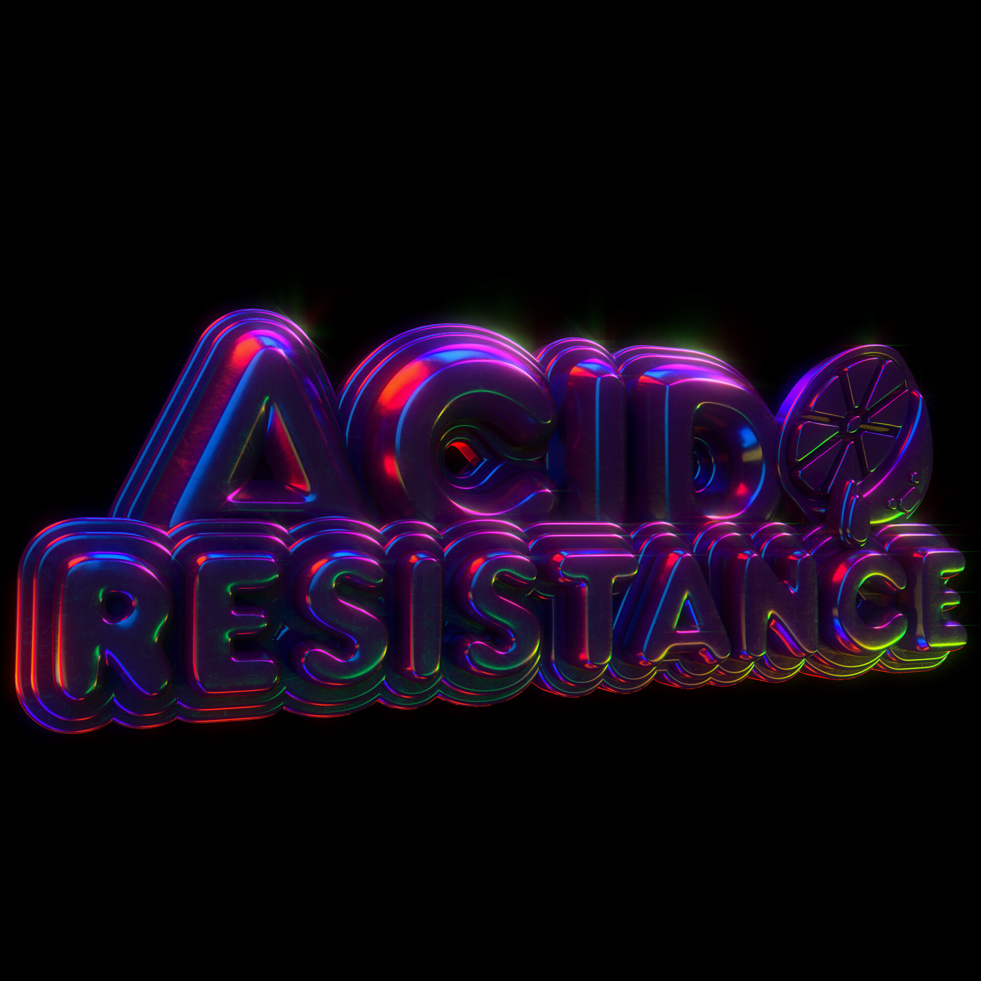 ArtStation - Acid Resistance 3D Logo