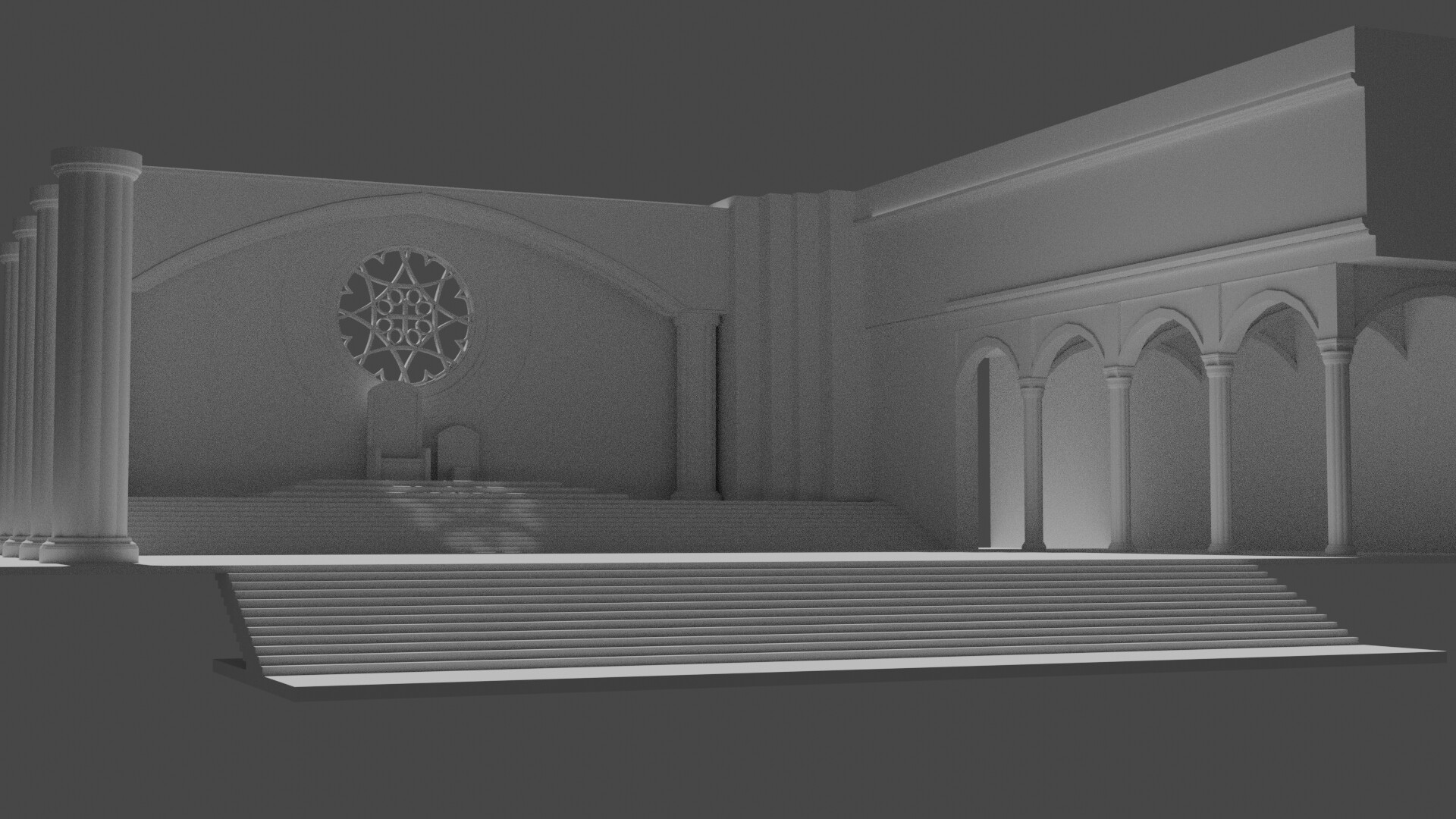 ArtStation - throne room wip