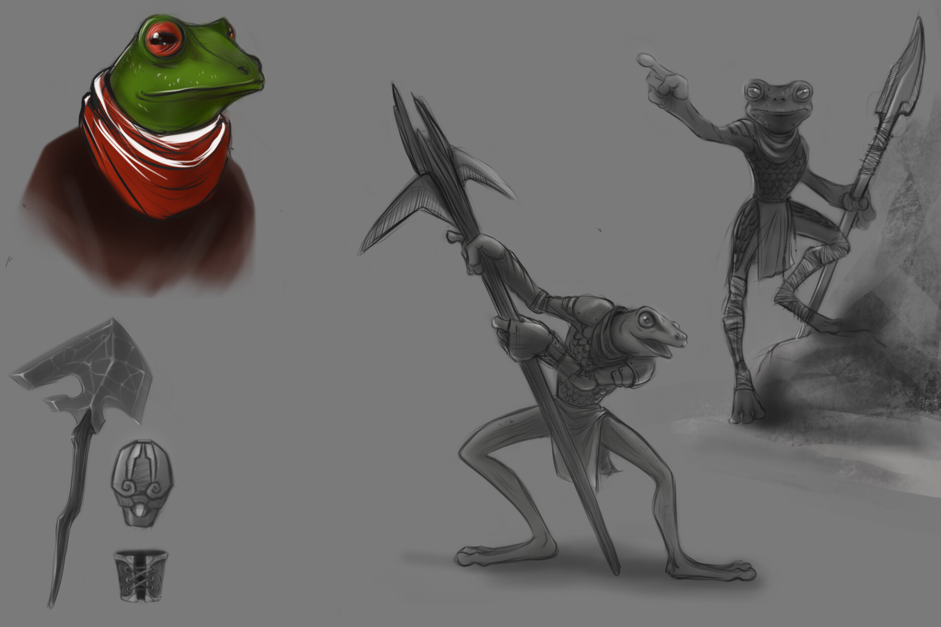 ArtStation - Ninja Frog