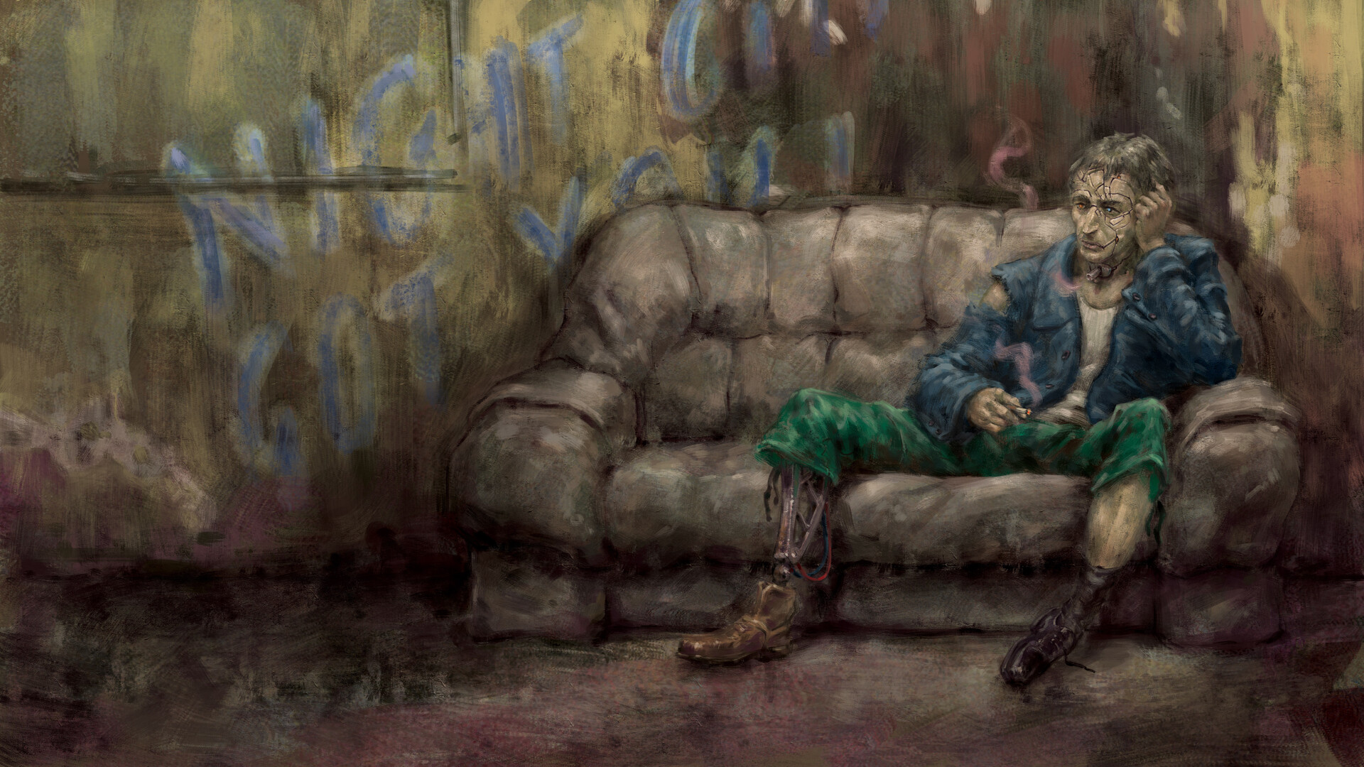 ArtStation - Cyberpunk 2077 school challenge - January 2021