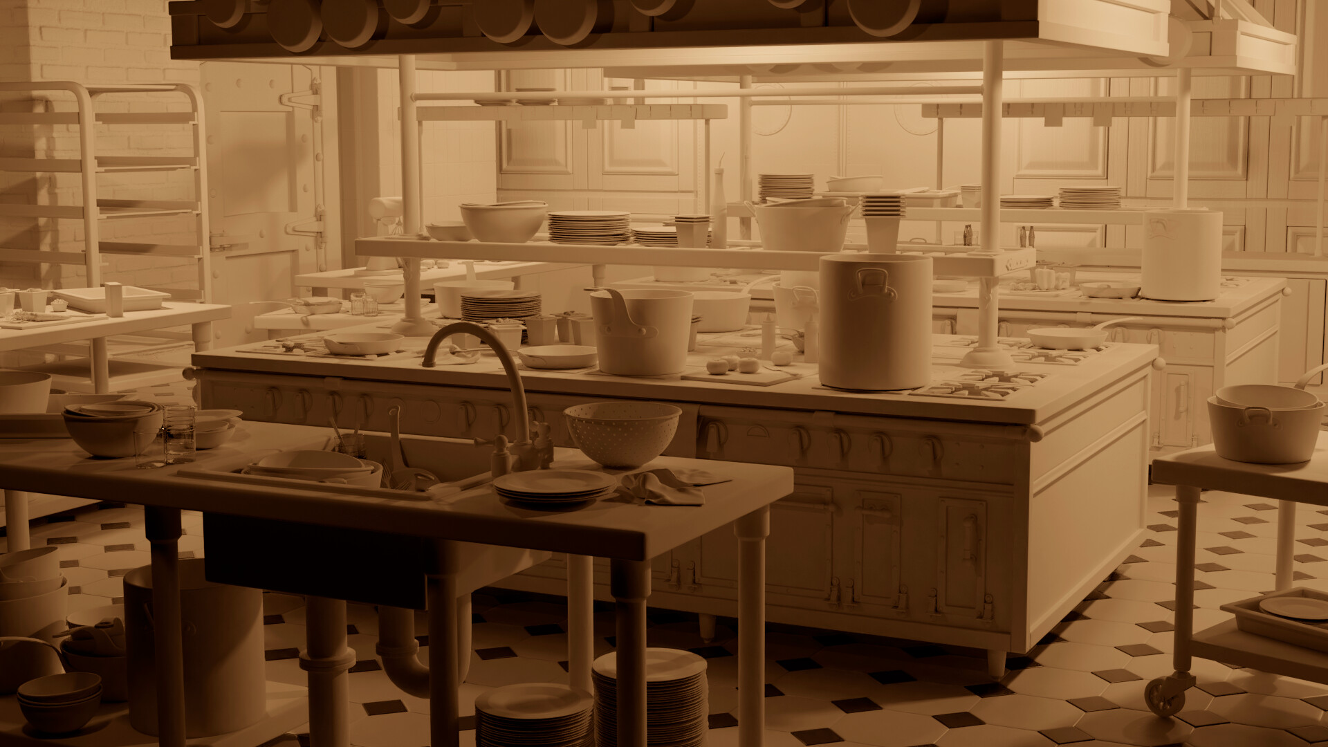 ArtStation - Gusteau's Kitchen (From Ratatouille Film)